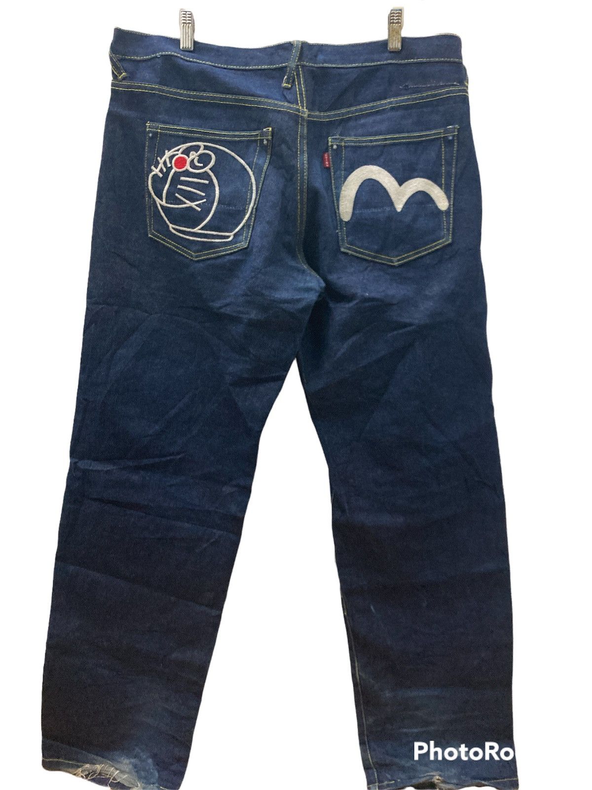 Anime × Evisu × Japanese Brand Vintage evisu X Doraemon Jeans | Grailed