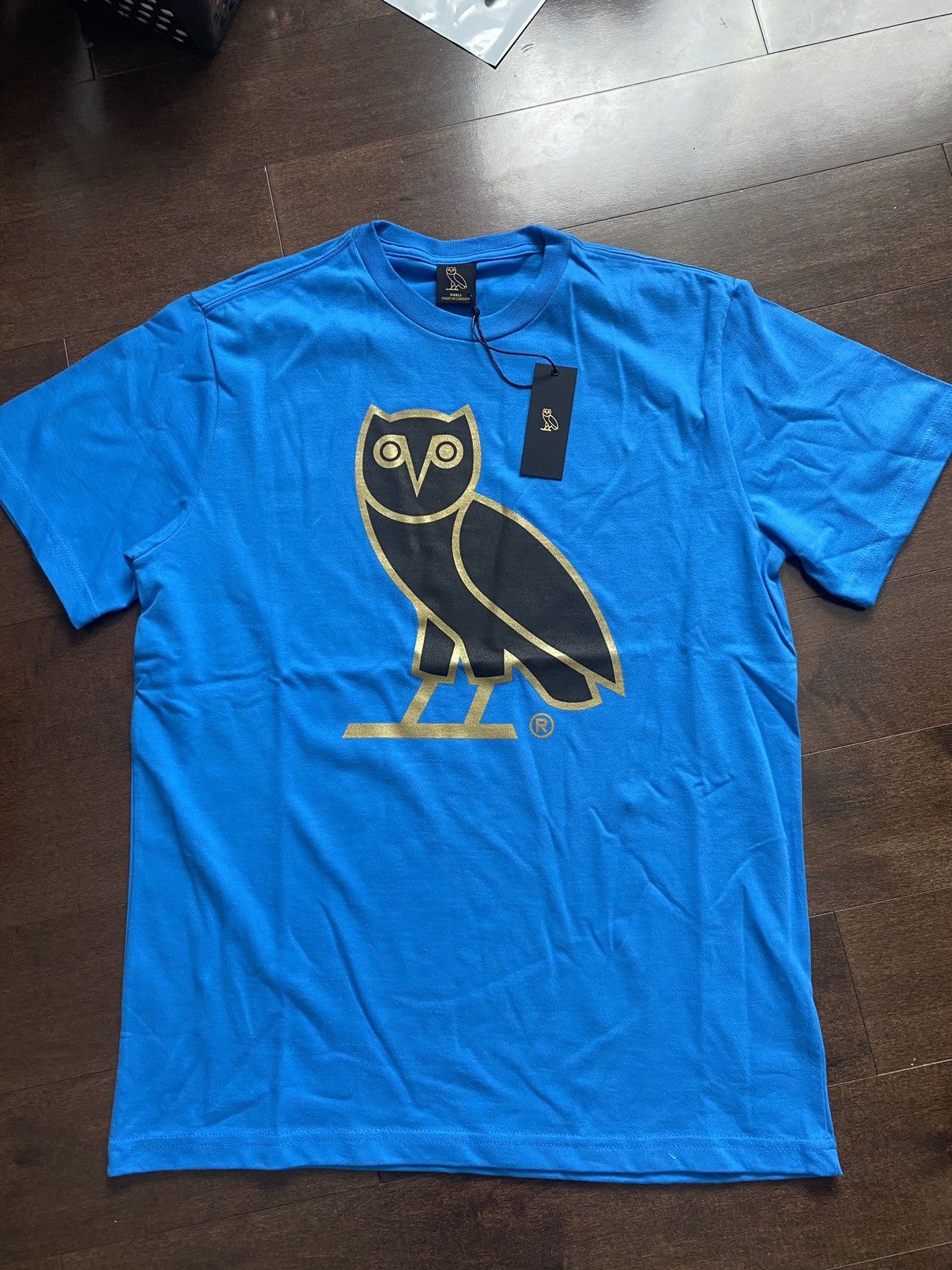 Octobers Very Own Rare OG Owl Logo Ovo T Shirt Blue | Grailed