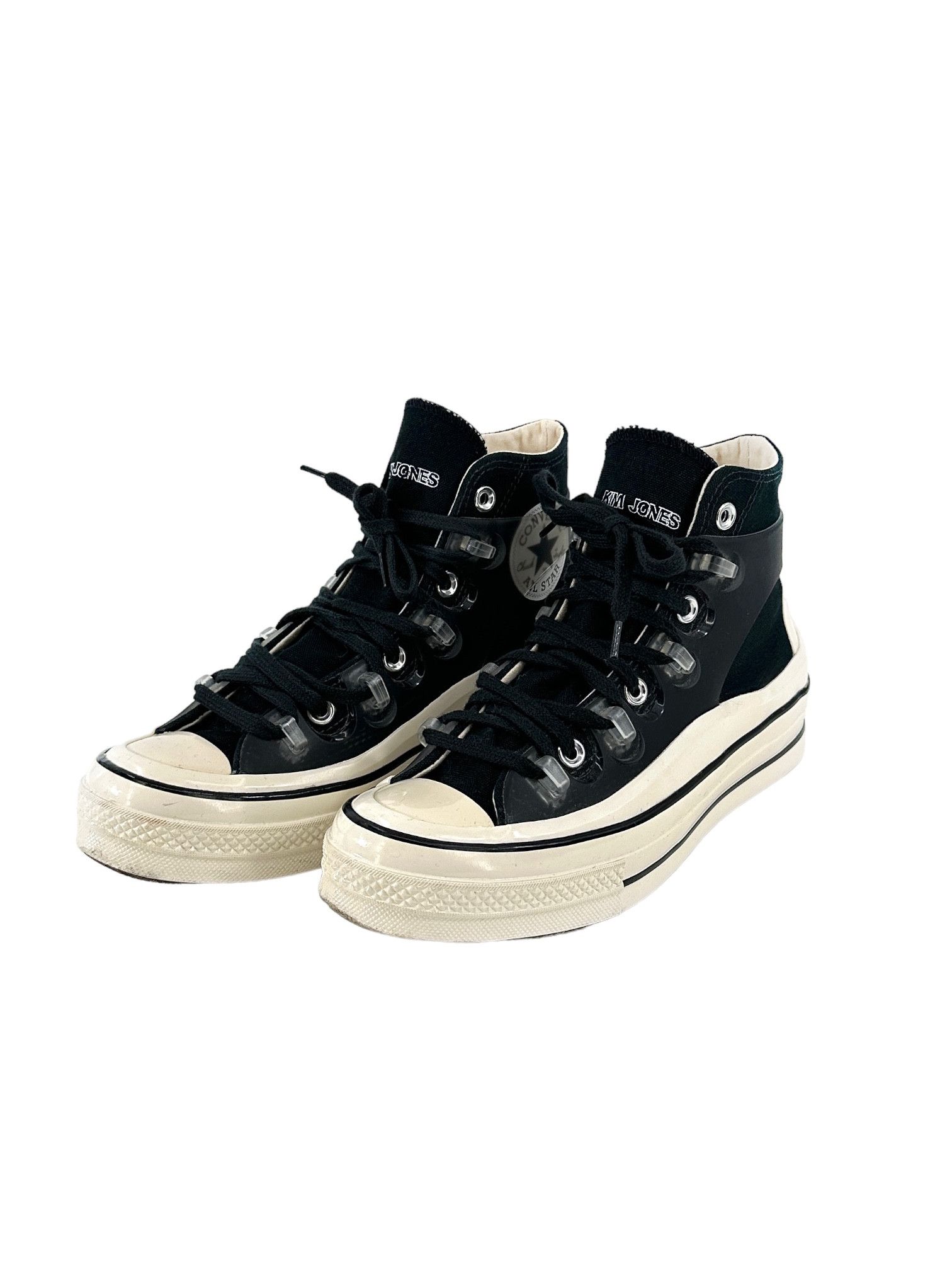 Converse Chuck 70 High Chunky Sole Sneakers - Black & Off White | Grailed