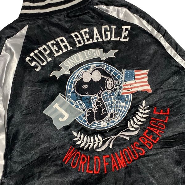 Vintage Vintage Peanuts Snoopy Varsity Jacket | Grailed