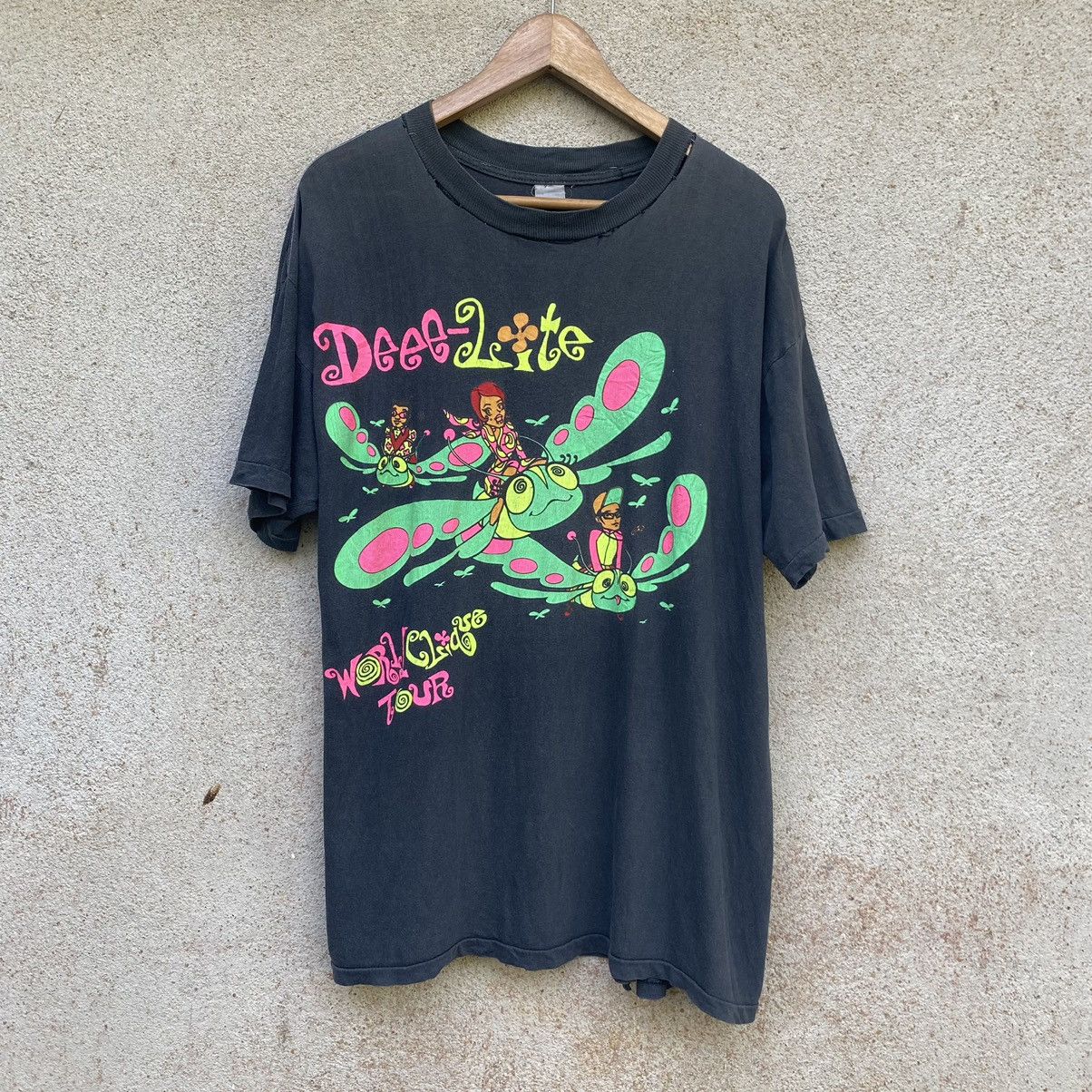 Vintage Vintage 90s Deee-Lite World Clique Tour Band Tee | Grailed