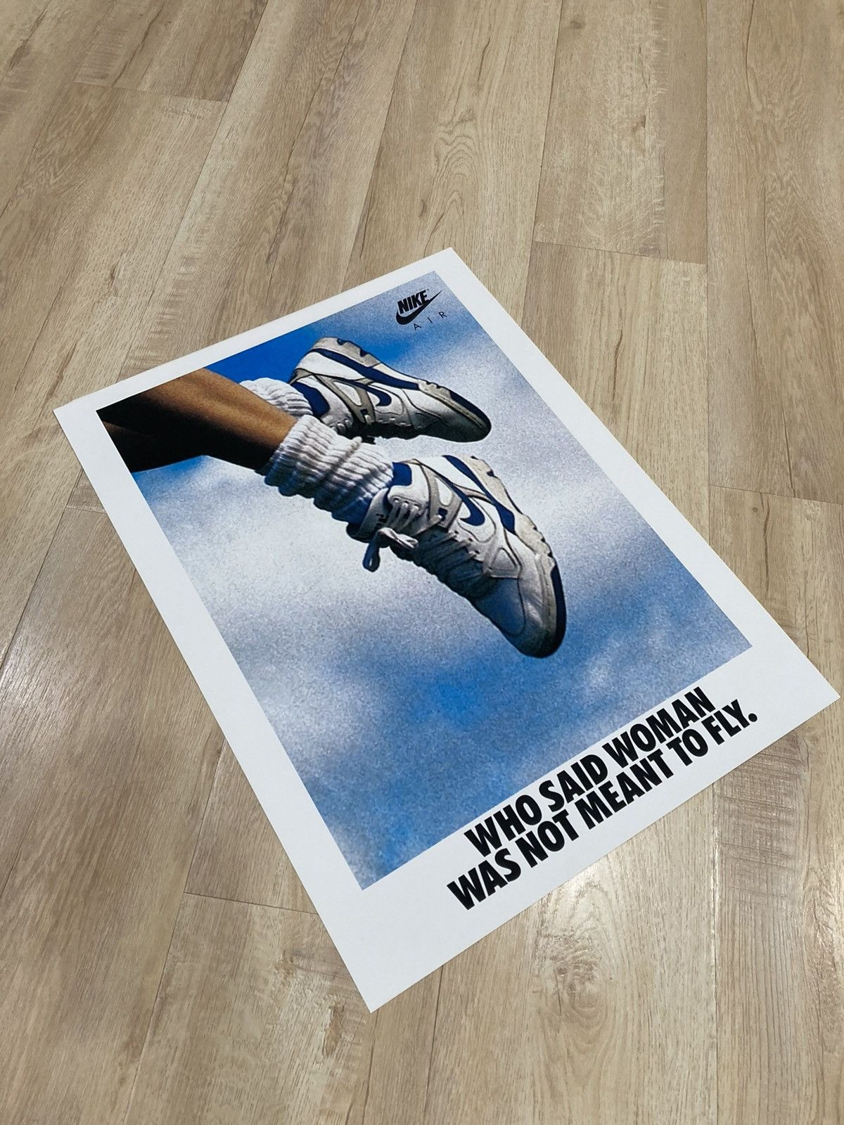 Art × Nike × Vintage Vintage Style Nike Add Poster | Grailed