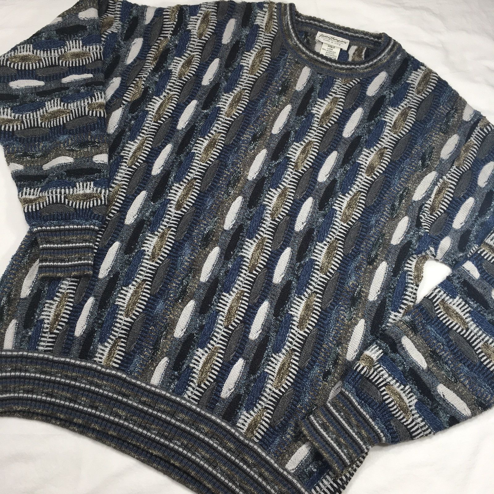 Norm Thompson Norm Thompson Coogi Style Bill Cosby Wool Sweater Size ...