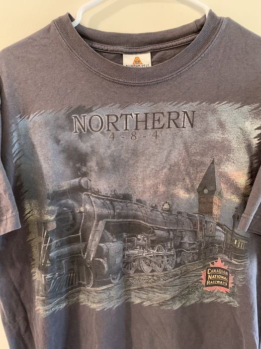 Vintage Vintage Canadian National Railway Northern 484 Train T-Shirt ...