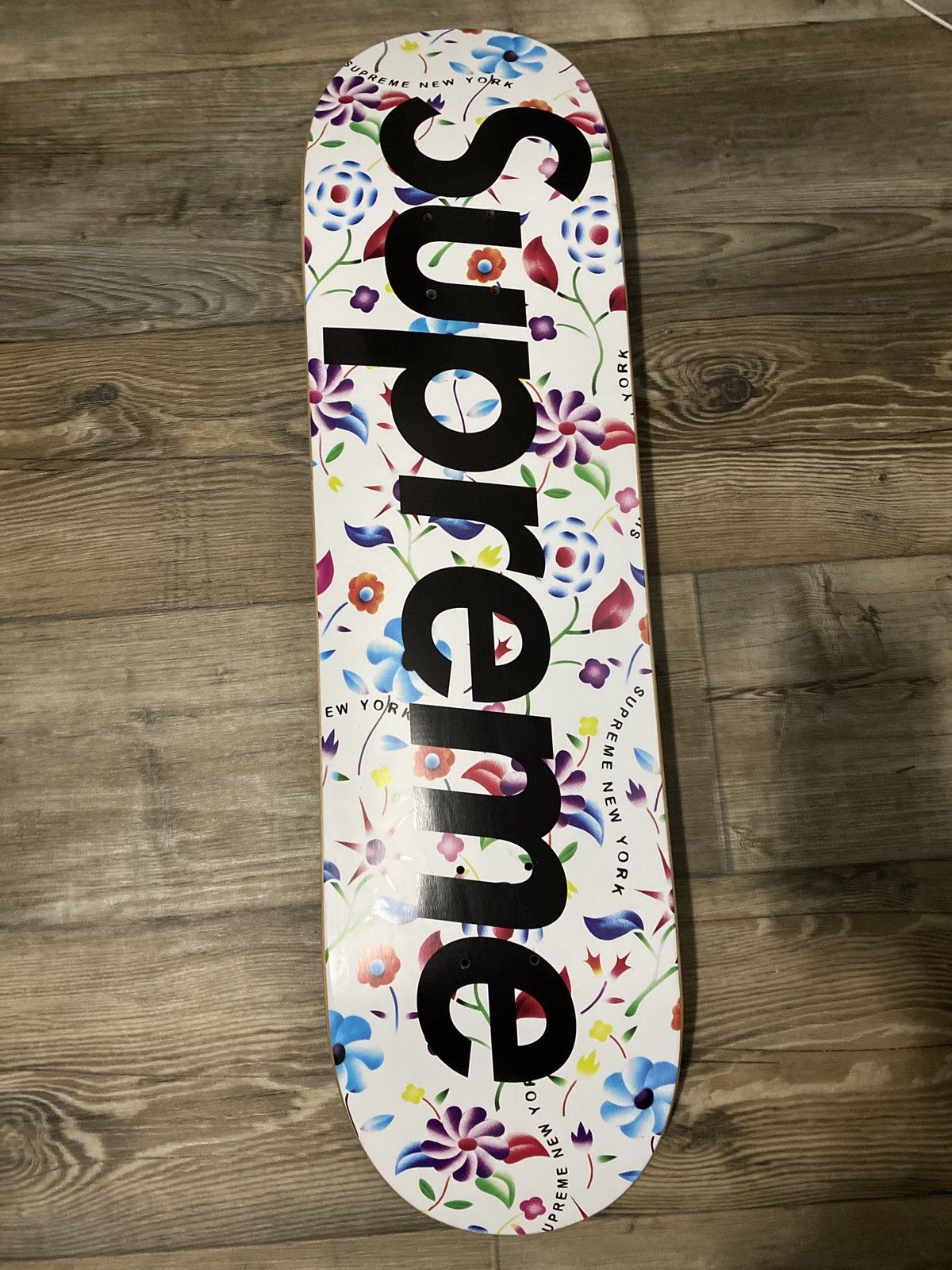 Supreme Supreme Airbrushed Floral Skateboard Deck | Grailed