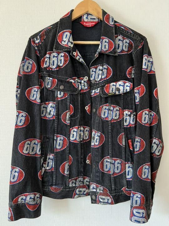 Supreme Supreme 666 Denim Jacket | Grailed