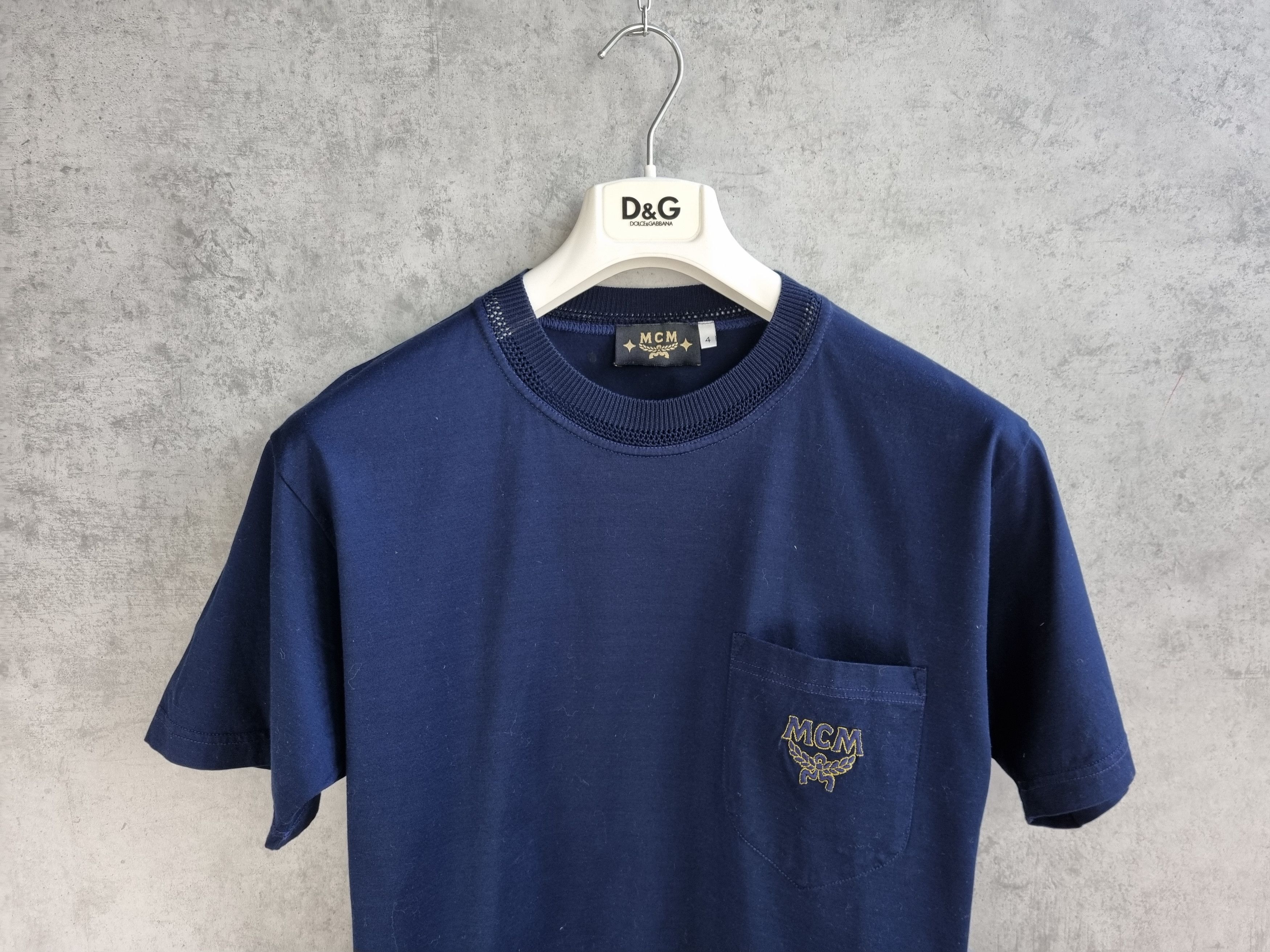 MCM Vintage MCM made in Italy tee shirt with beautiful neck | Grailed