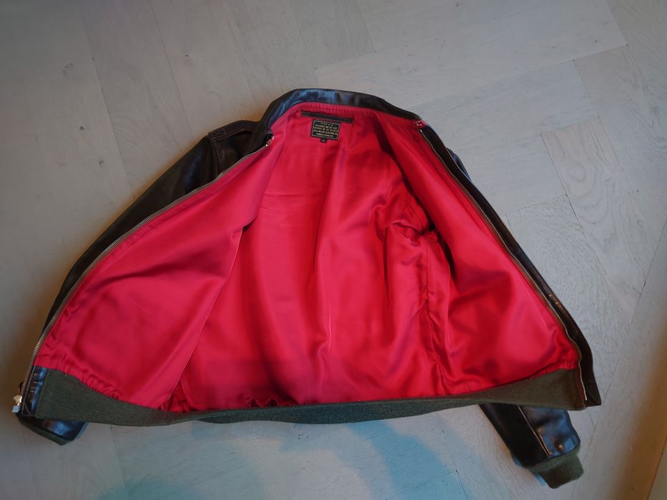 The Real McCoy's The real McCoy TYPE A-2 red silk lining size 44 | Grailed