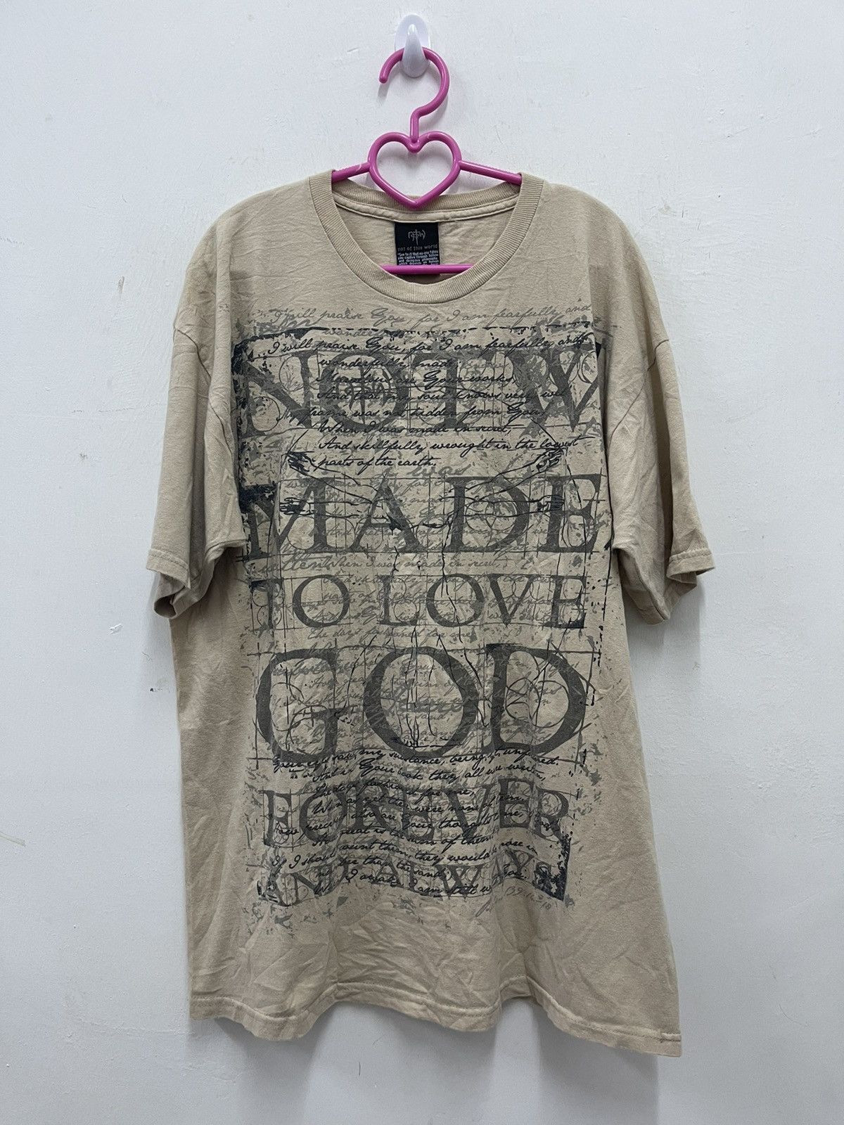 Vintage Rare Vintage NOTW Not Of This World Jesus Christ Shirt | Grailed
