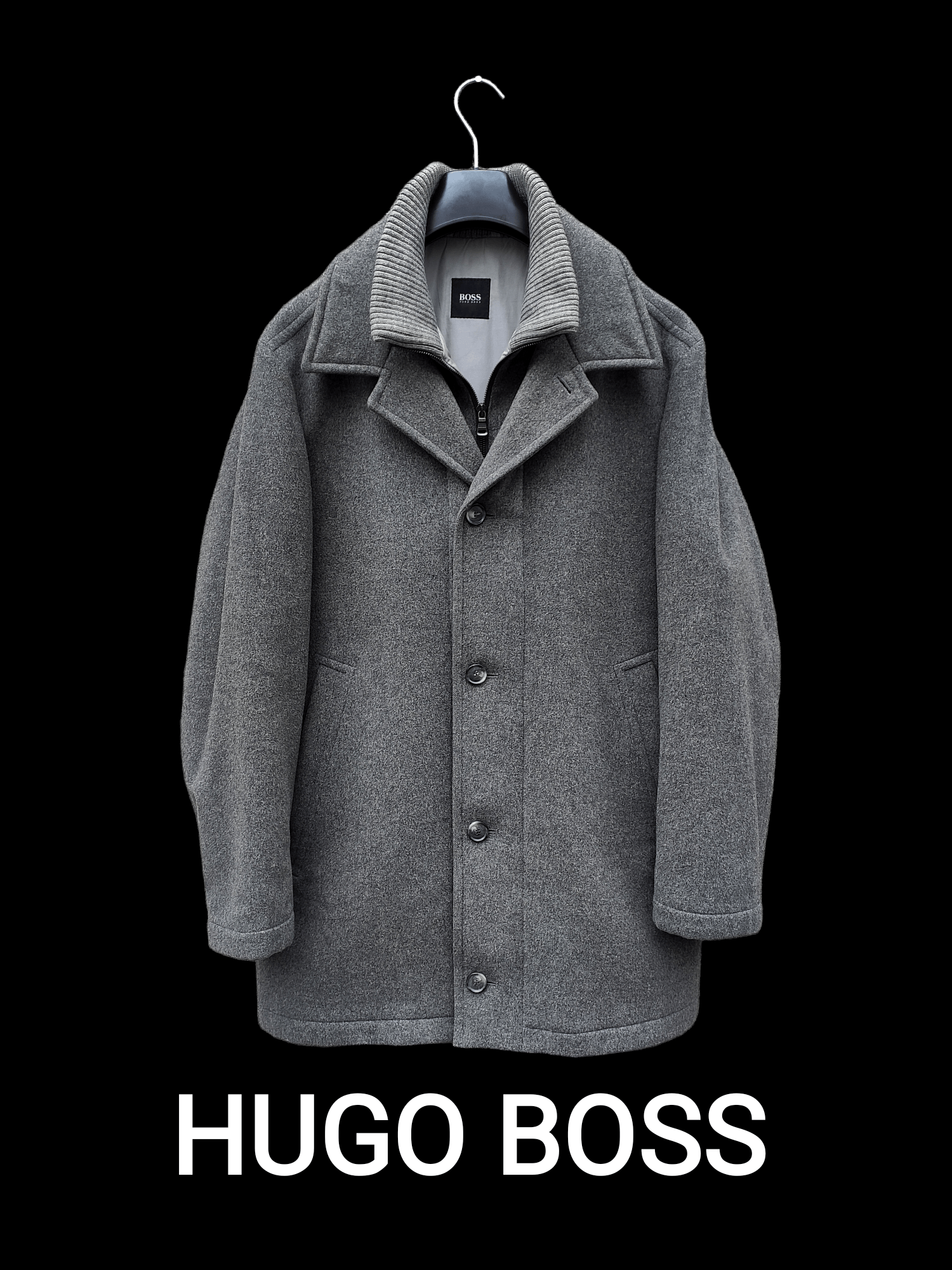 Vintage HUGO BOSS - Cashmere & Wool Coat Made in Ukraine | Grailed