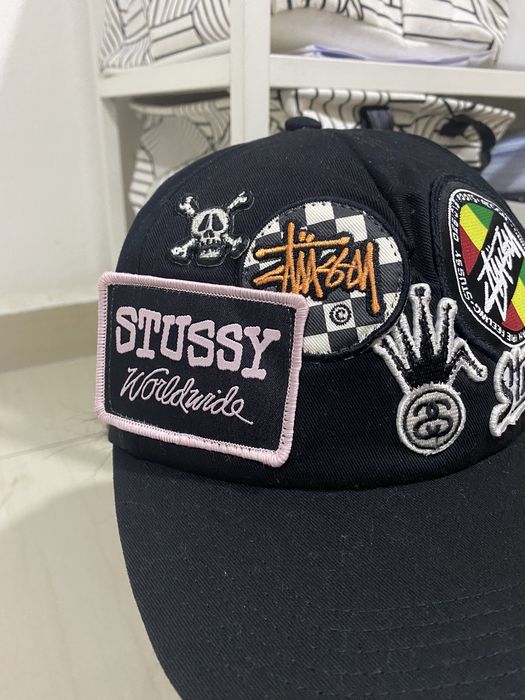Stussy ARCHIVE! Stussy Substantial ☠️ Patches Iconic Logo Snapback | Grailed
