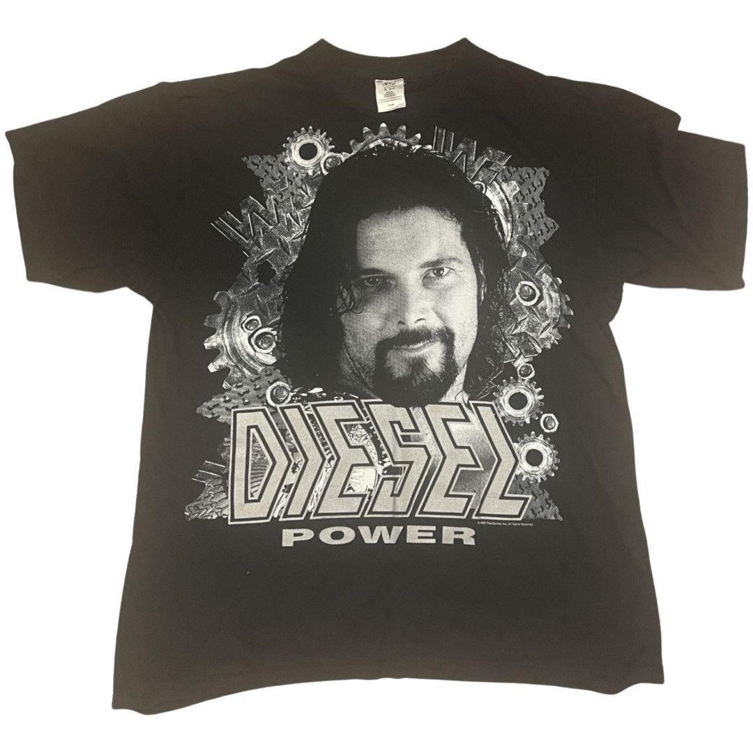 Vintage × WWE × WWF Vintage 90’s WWF Diesel Kevin Nash Wrestling t ...