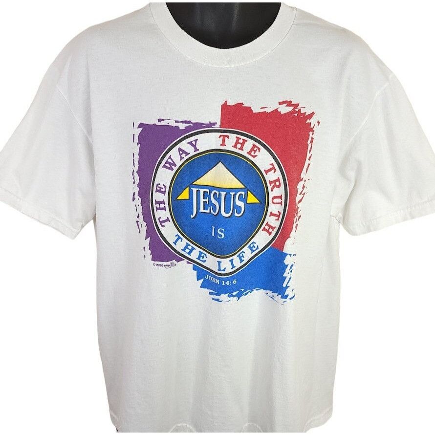 Vintage Christian T Shirt Vintage 90s Jesus Christ Is The Way | Grailed