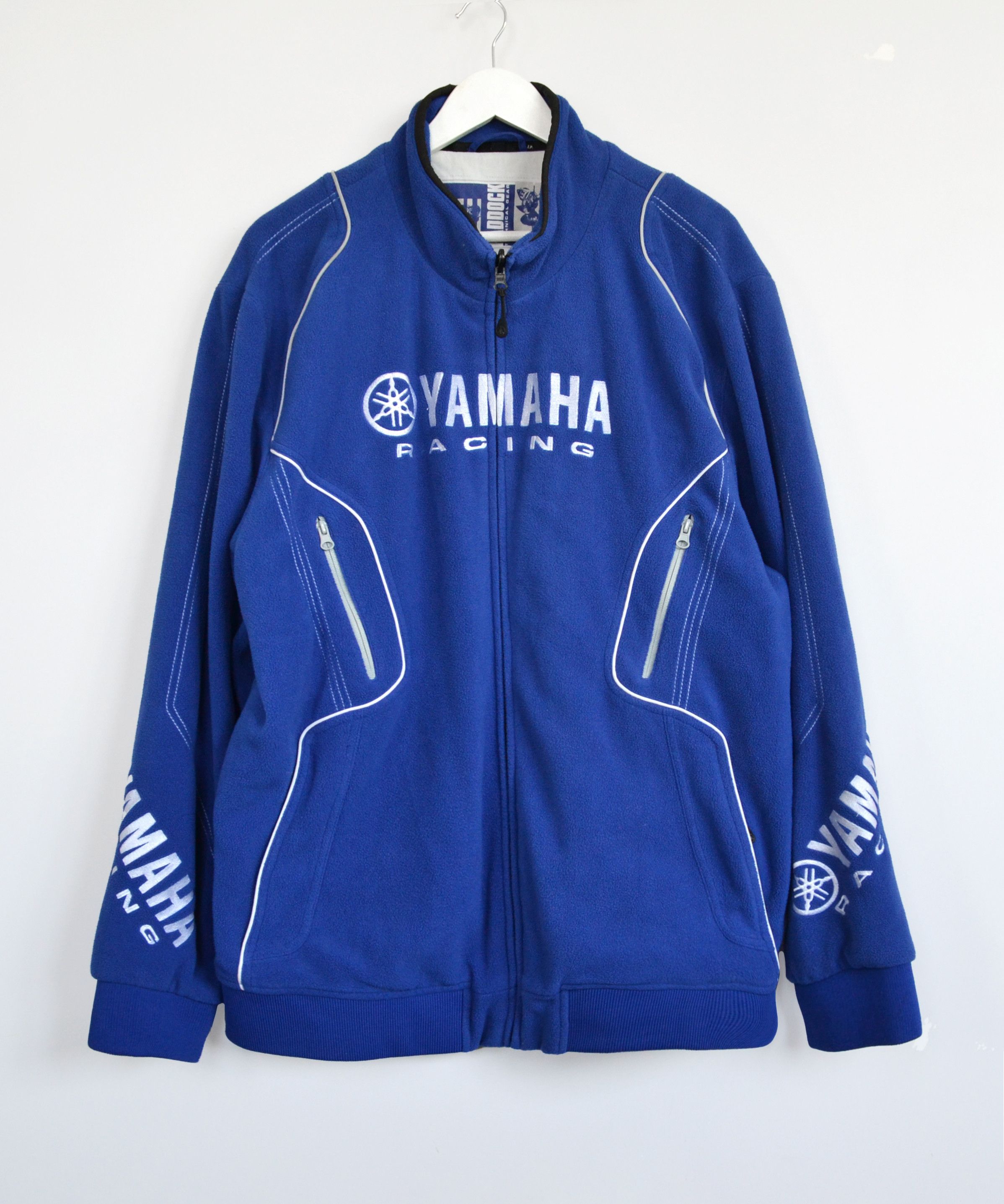 Racing × Retro Jacket × Yamaha YAMAHA Racing Fleece Jacket Sweater Full ...