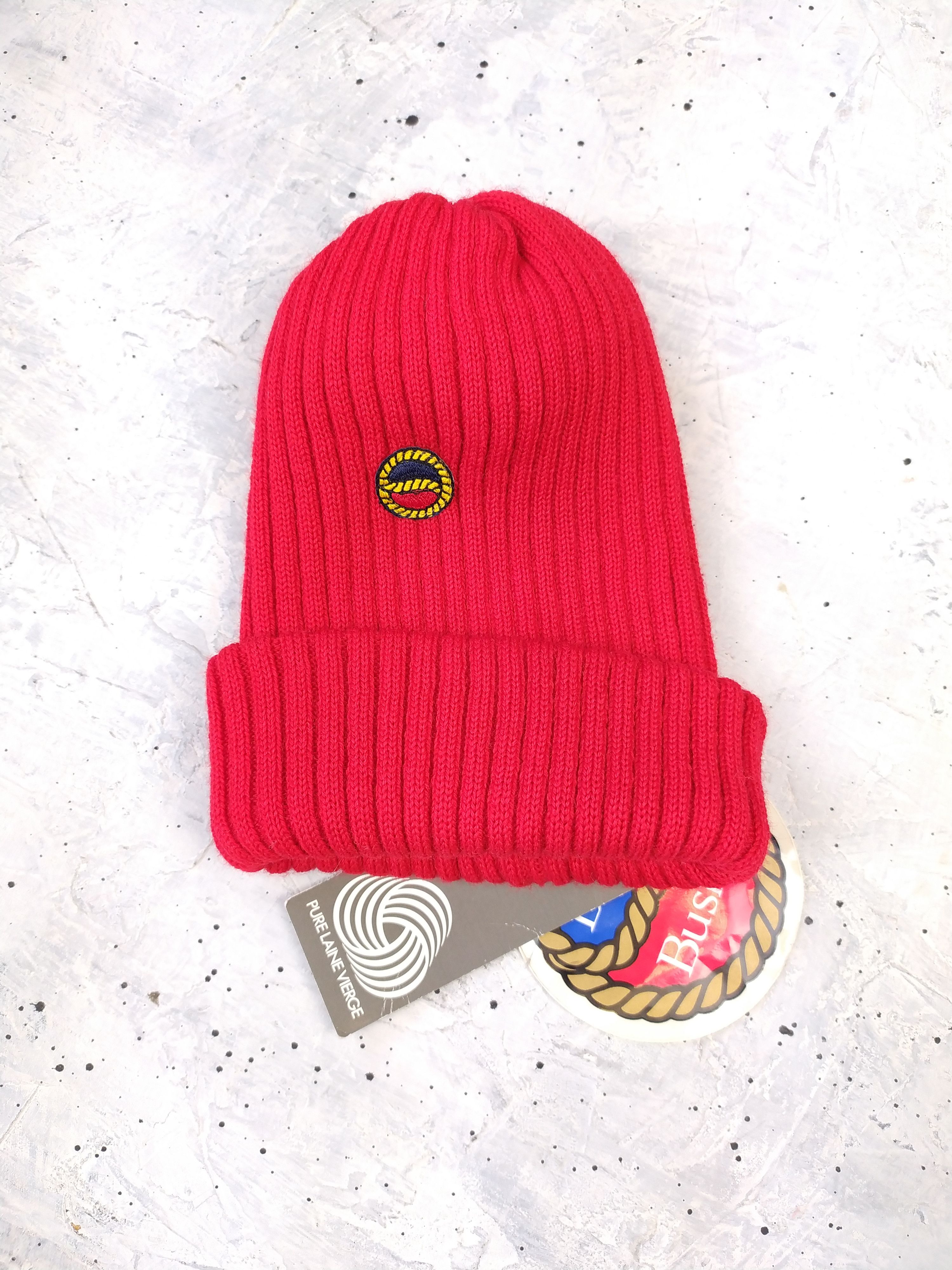 Archival Clothing × Luxury × Vintage Busnel - red beanie made in france ...