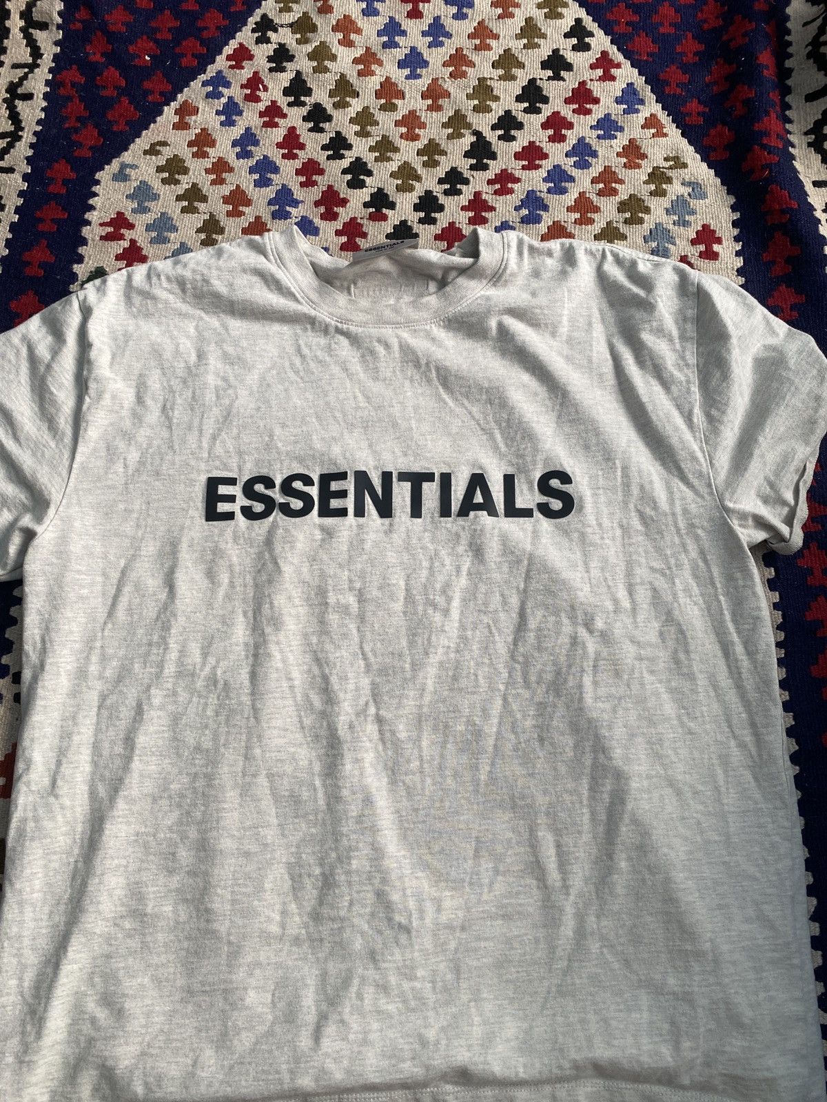Fear of God CREAM FEAR OF GOD ESSENTIALS SHIRT | Grailed