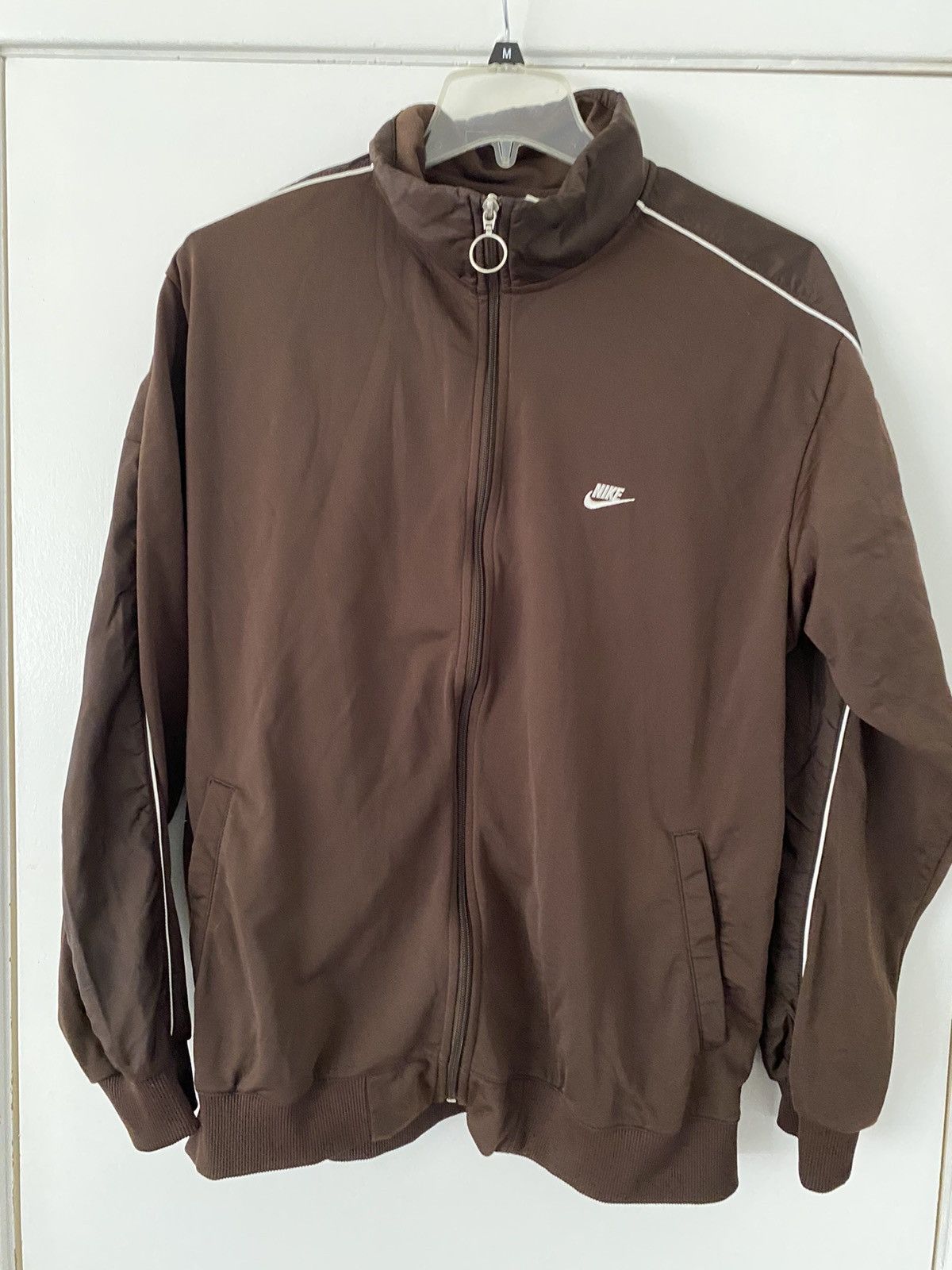 Nike Nike Mens Zip Up Brown Track Jacket | Grailed