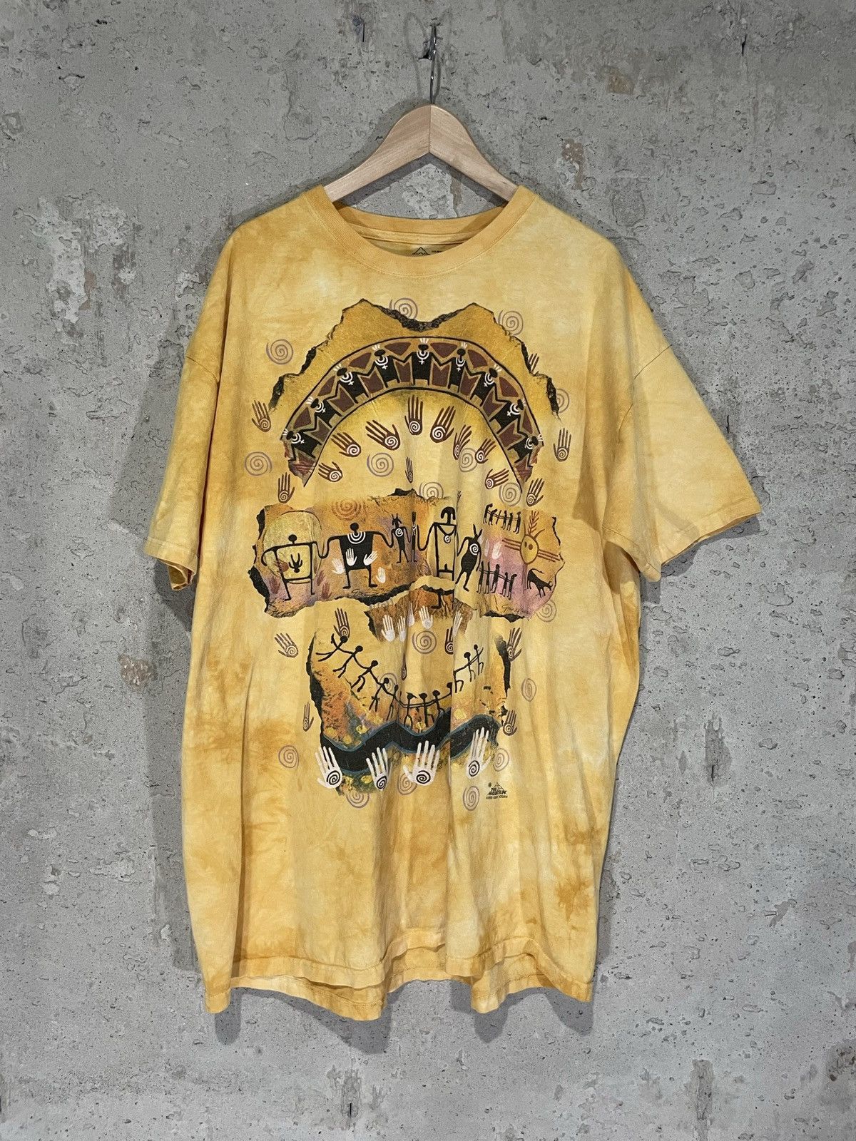 Art × The Mountain × Vintage Hands Cave Art First Nations native desert ...