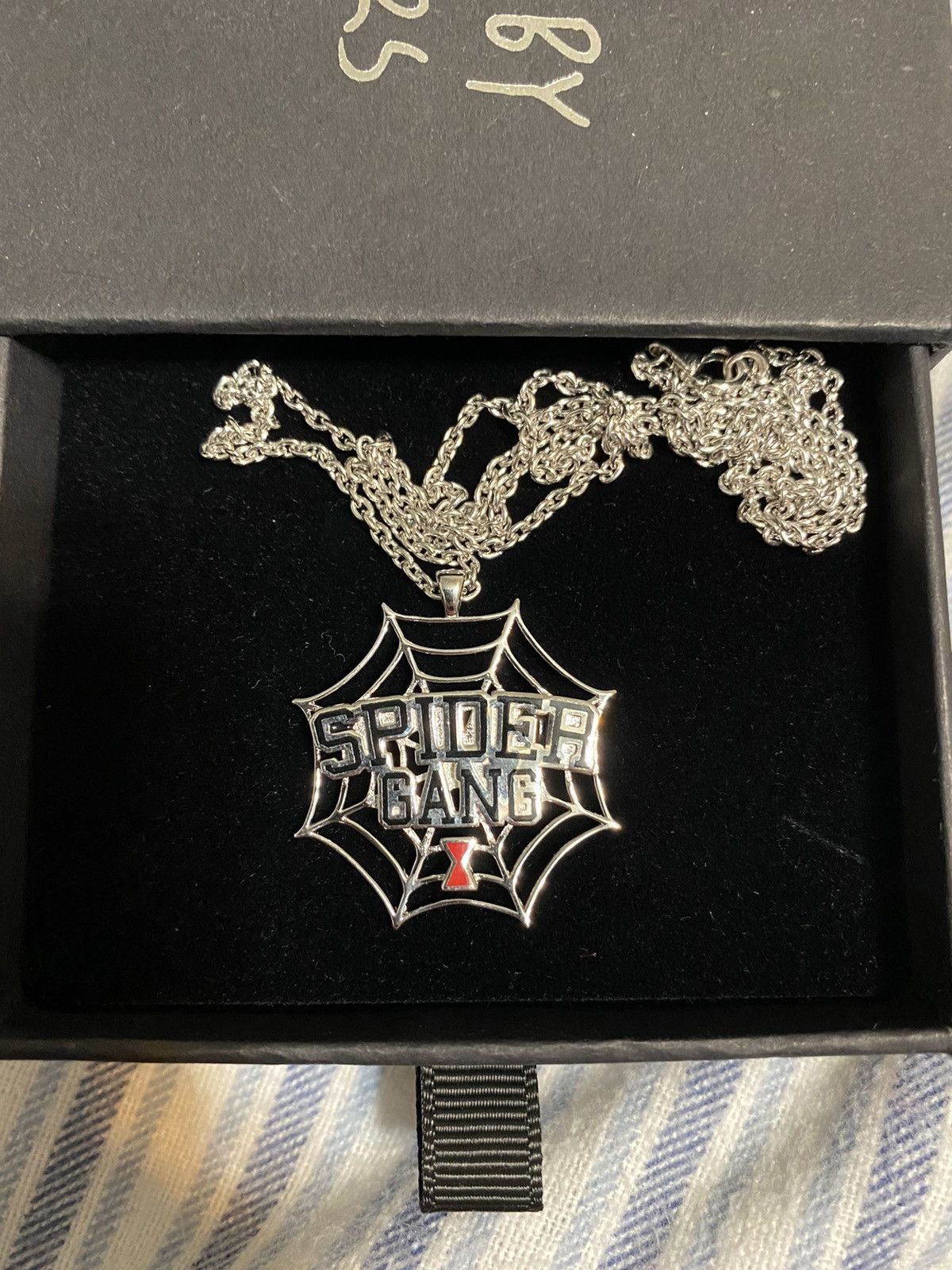 Vintage Official Spider Gang Tour Sterling Silver Chain Merch | Grailed