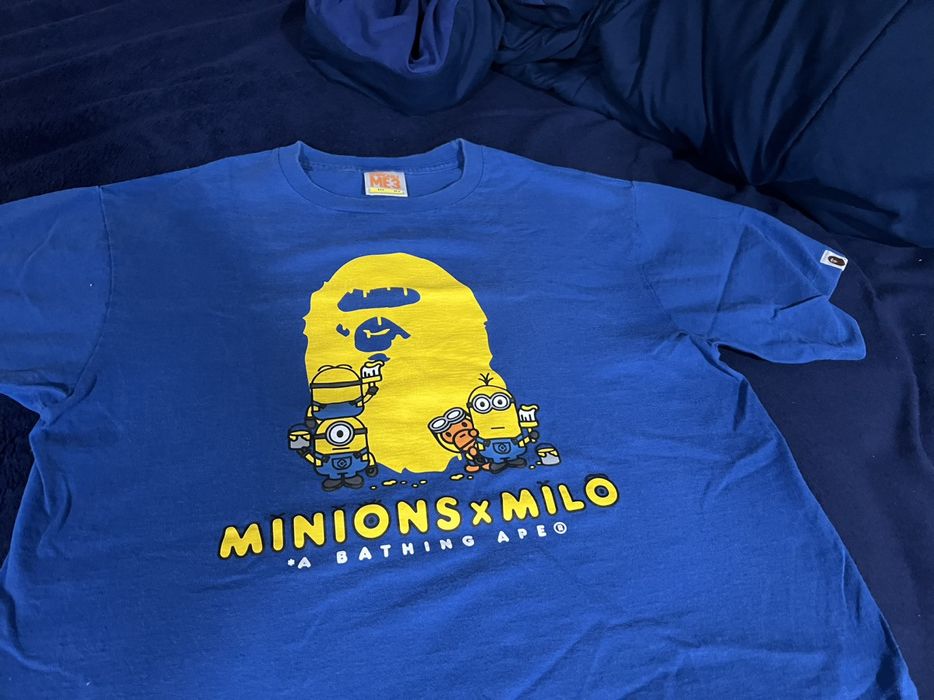 Bape BAPE A BATHING APE x DESPICABLE ME 3 MINION COLLAB TEE MENXL | Grailed