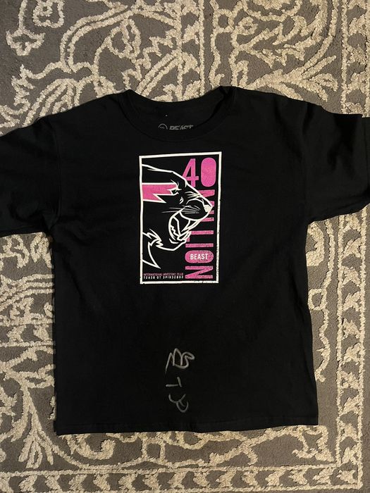 Vintage Mr Beast Karl Jacobs Hand Signed 40 Million Subscriber Tee ...