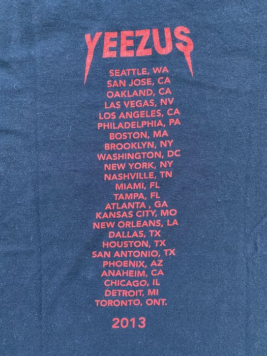Kanye West YEEZUS TOUR TEE | Grailed