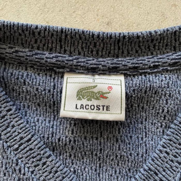 Lacoste Vintage 90s Lacoste Pattern Sweater | Grailed