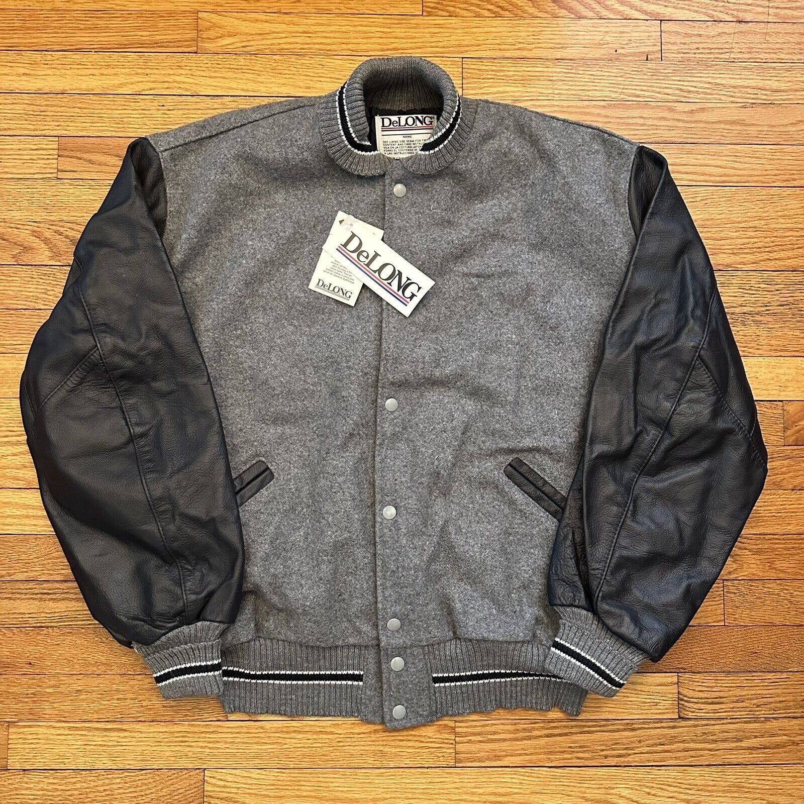 Delong × Vintage NWT Vintage Delong Letterman Varsity Jacket | Grailed