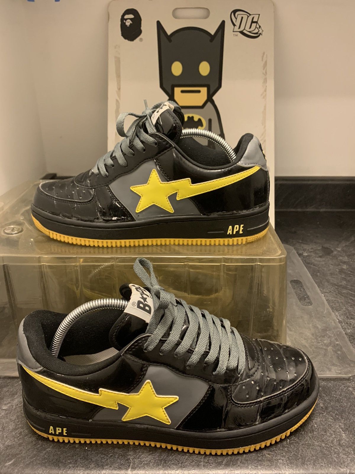 Bape 2007 DC Comics X Bape Batman Bapesta | Grailed