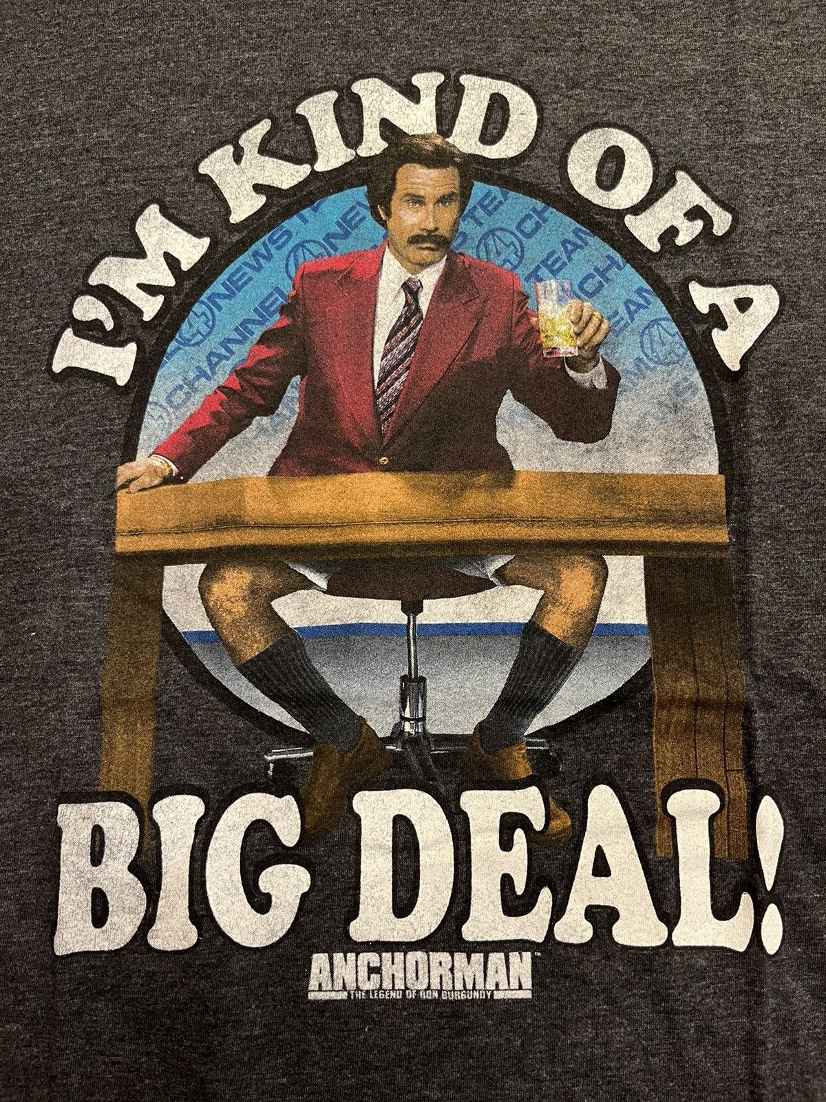 Streetwear ANCHORMAN THE LEGEND OF SON BURGUNDY IM KIND OF BIG DEAL ...