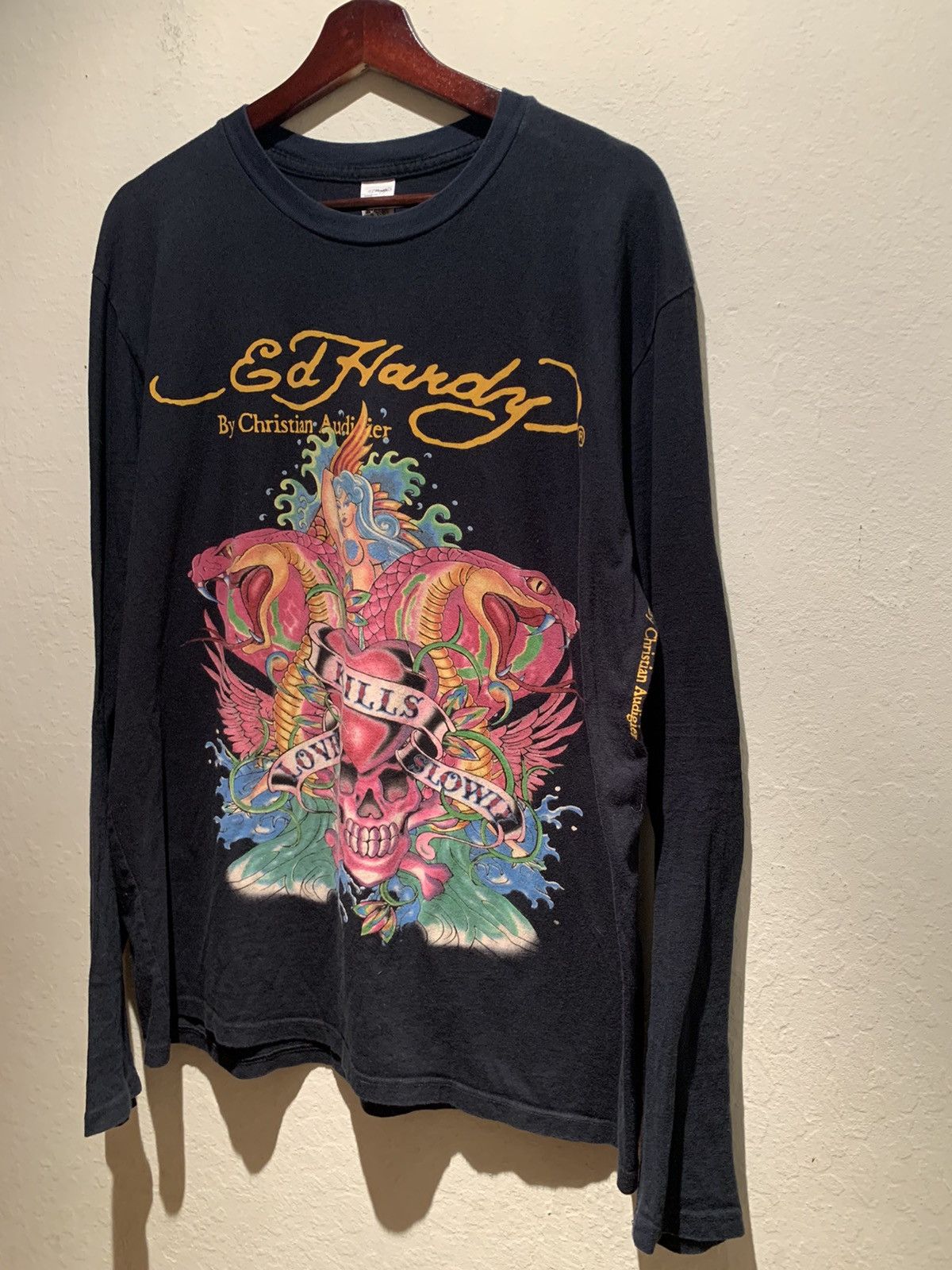 Christian Audigier × Ed Hardy × Vintage *RARE* Vintage Ed Hardy Mermaid ...