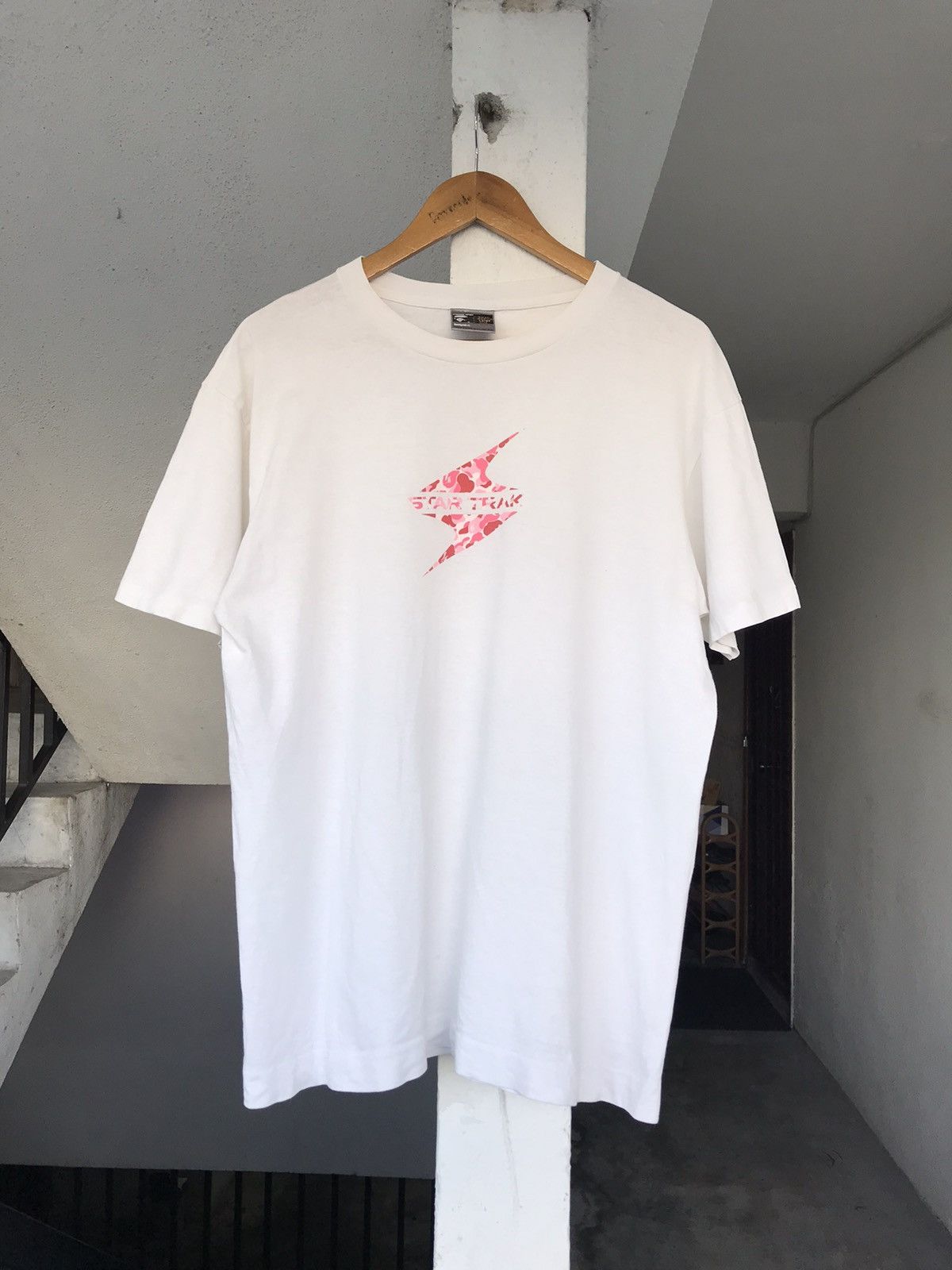 Bape × Nigo × Pharrell Vintage Bape x Star Trak Tee | Grailed