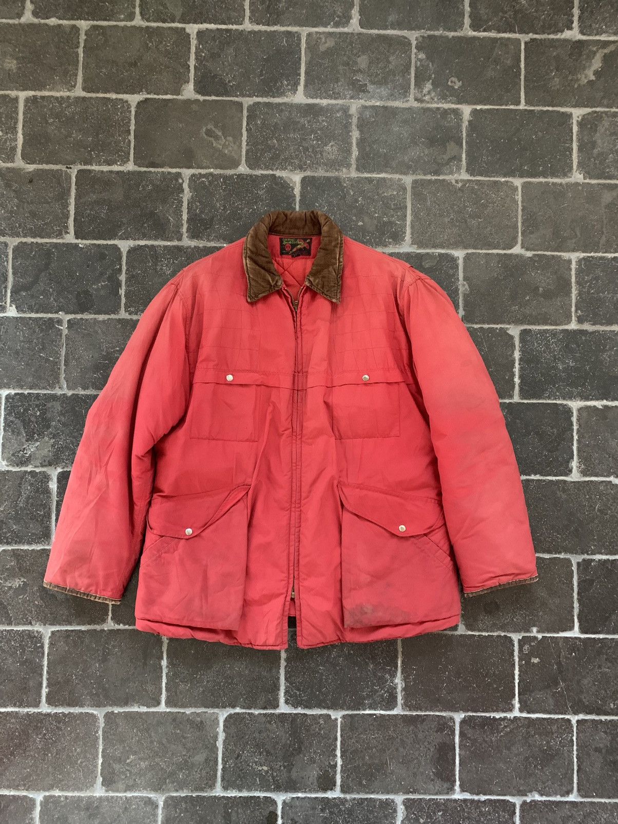 Vintage True Vintage Cold Weather Hunting Jacket Red 60s Faded M | Grailed