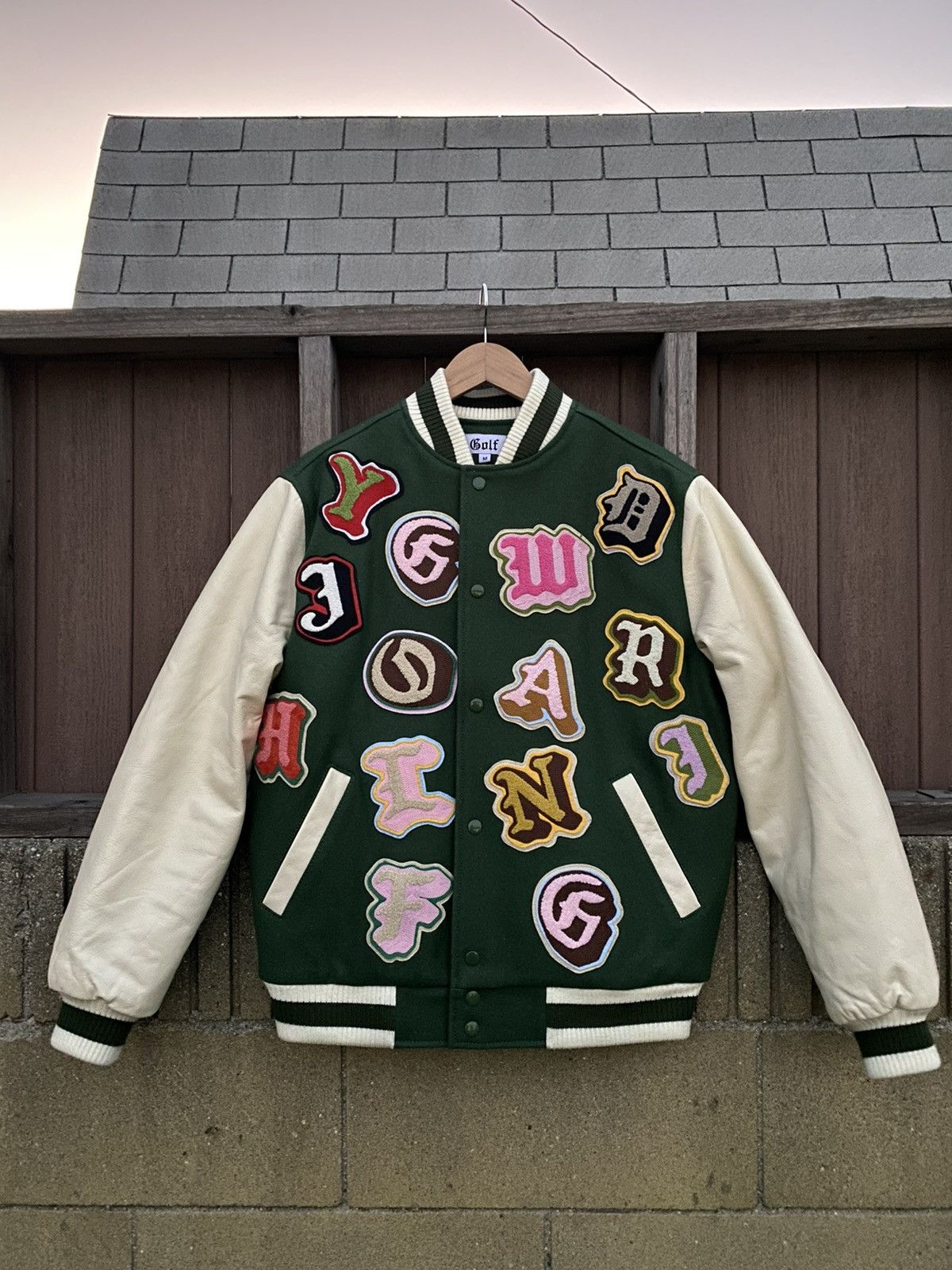 Golf Wang Golf Wang Letter Patch Varsity Jacket | Grailed