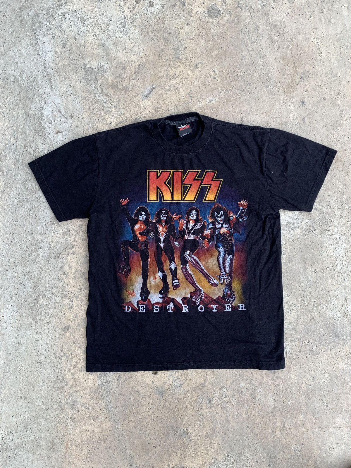 Vintage Vintage 90s Kiss Destroyer band tour tee T-Shirt | Grailed