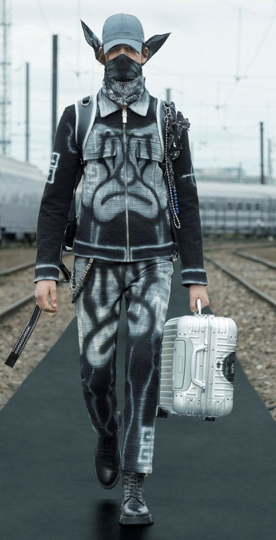 Givenchy × MMW SS22 1/1 Chito runway pants | Grailed