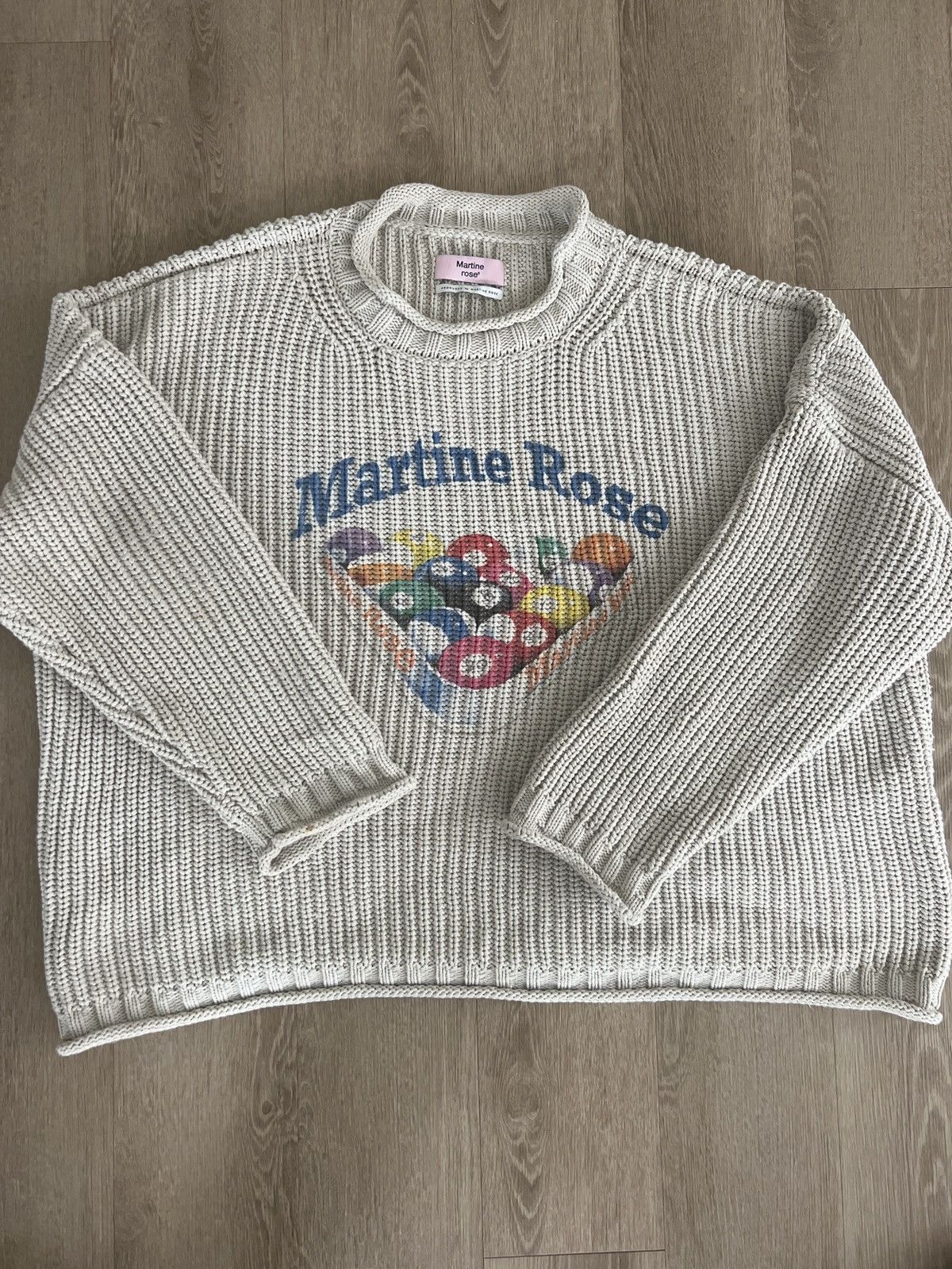 Martine Rose Martine Rose Basset Jumper Pool Ball Knit Sweater | Grailed