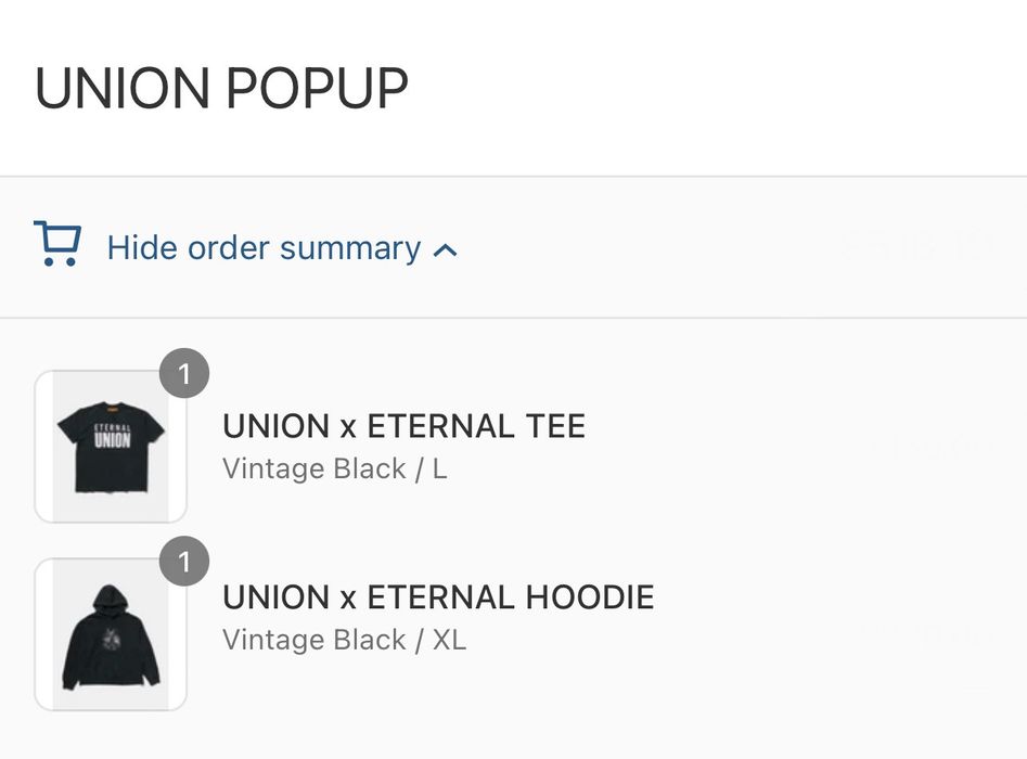 Union Eternal Union Hoodie | Grailed