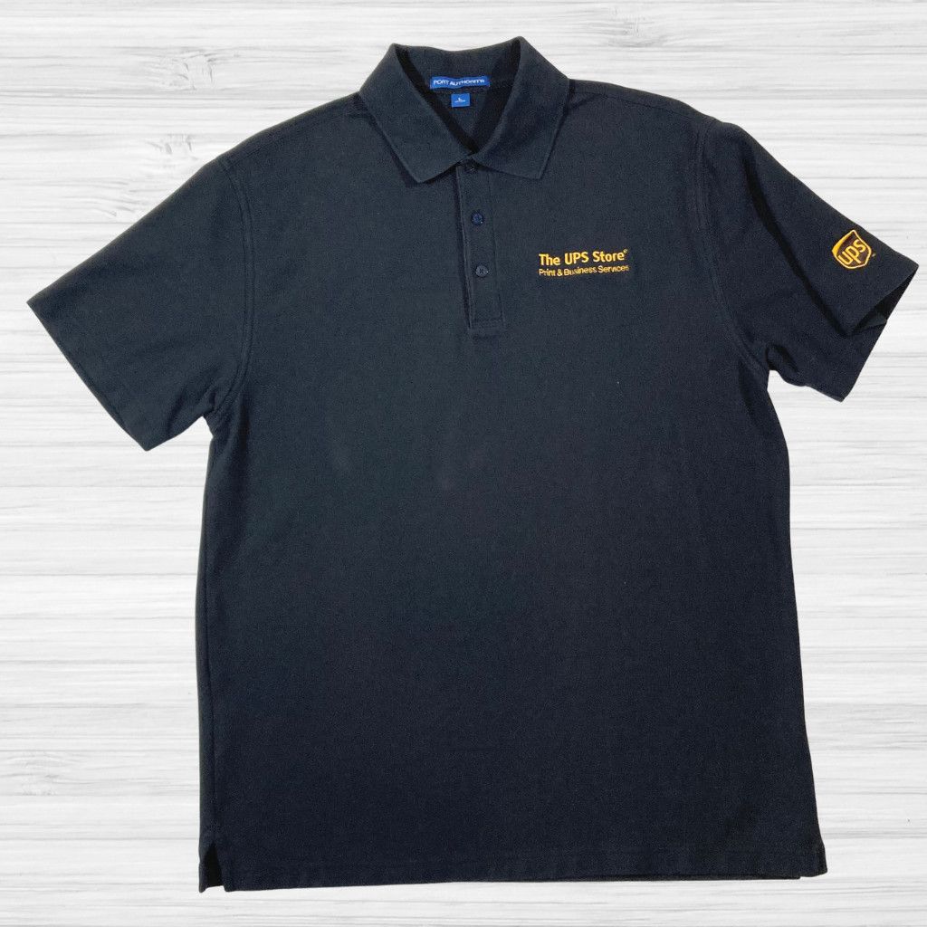 Port Authority Official UPS STORE Uniform United Parcel Service Polo ...