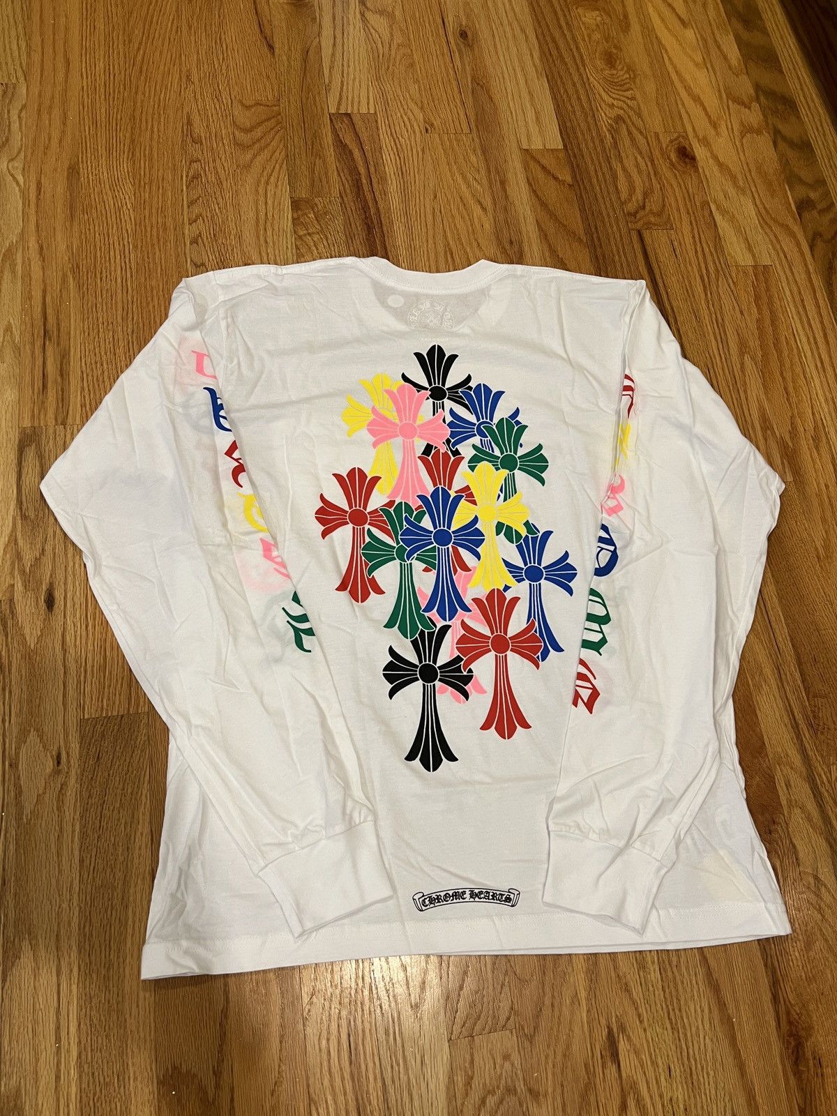 Chrome Hearts Chrome Hearts Multi color cross long sleeves t shirt ...