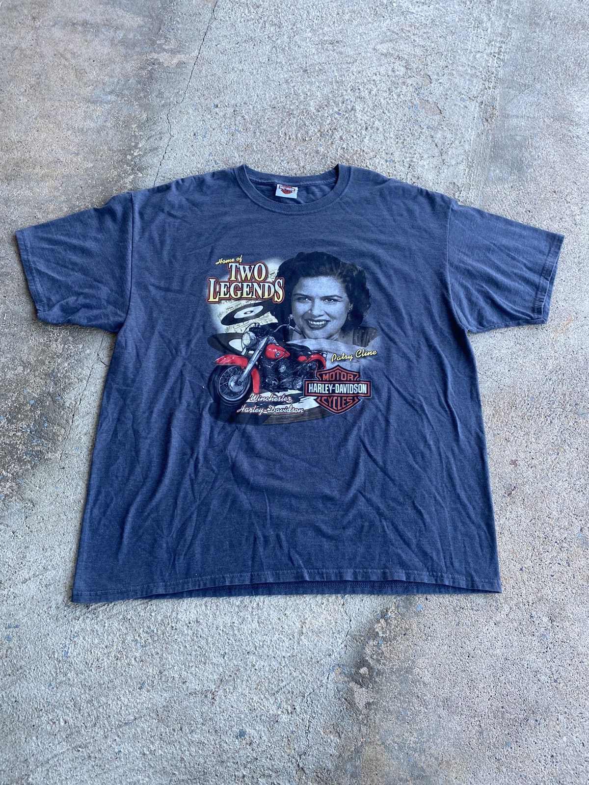Vintage Vintage Y2K Harley Davidson Patsy Cline Shirt | Grailed