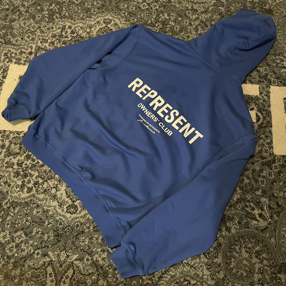 Represent Clo. Represent Clo. Owners Club Hoodie in Cobalt Blue | Grailed