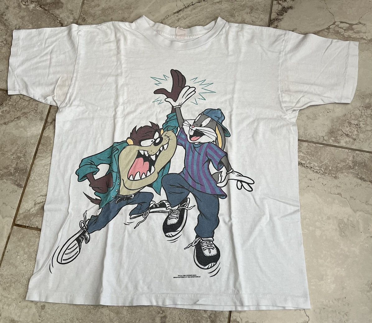 Vintage Vintage 1994 Taz & Bugs Bunny Looney Tunes Baseball | Grailed