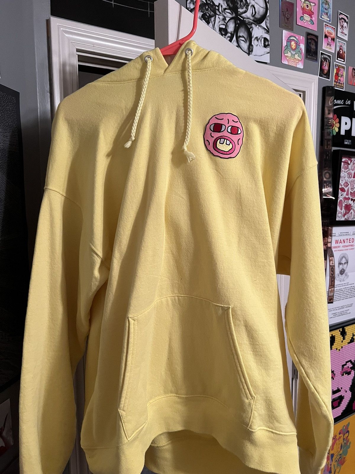 Custom × Tyler The Creator Cherry bomb patch hoodie | Grailed