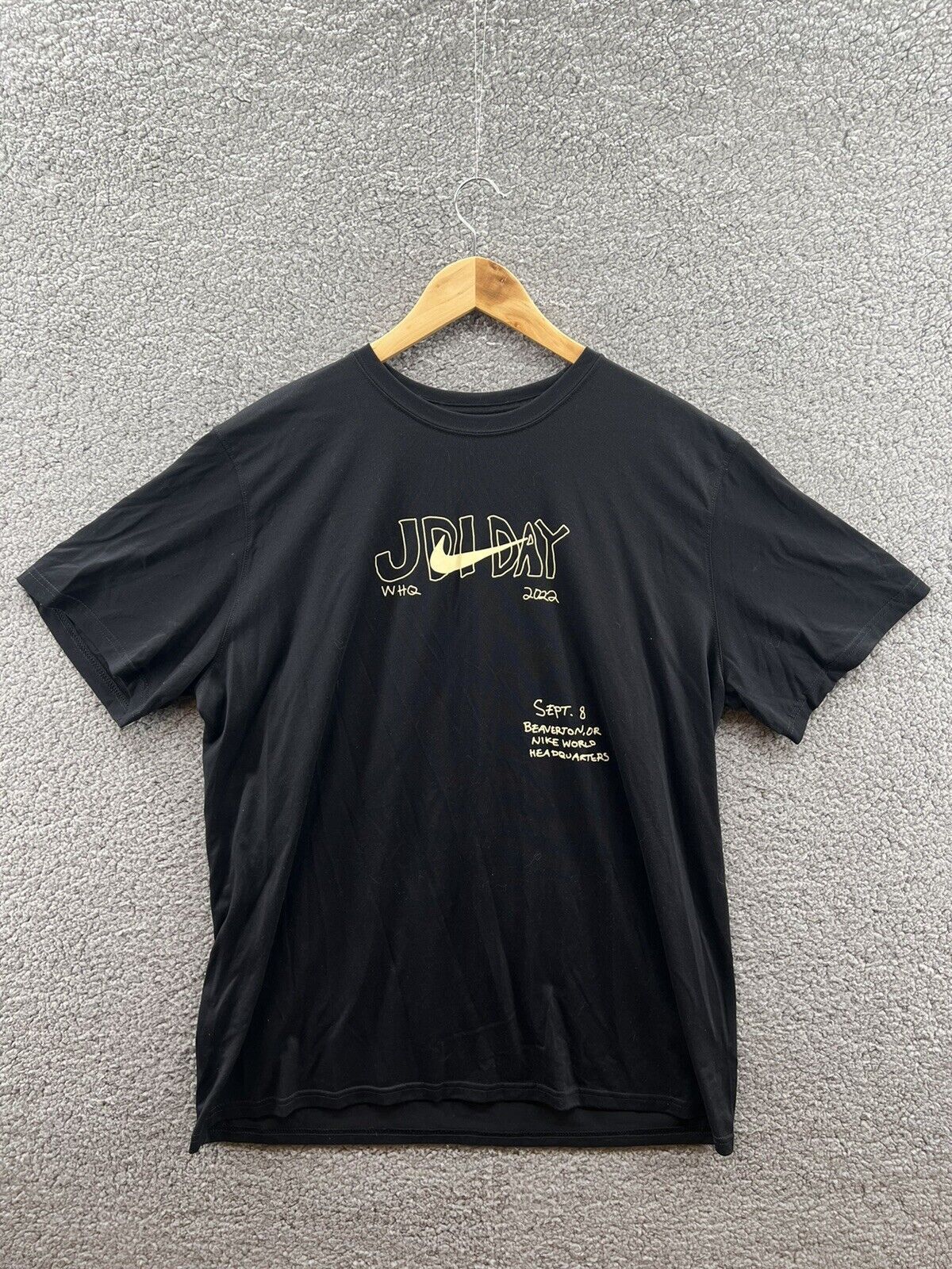 Nike Nike JDI Day Black Employee Dri-Fit Rare Black T-shirt Size | Grailed