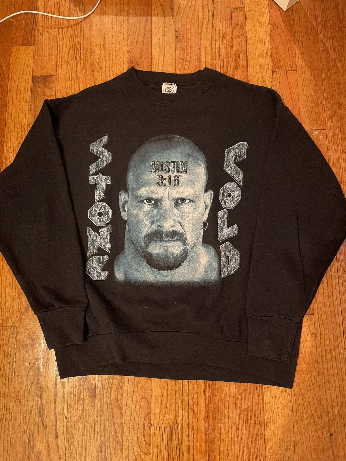 Wwf Stone cold vintage crew neck | Grailed