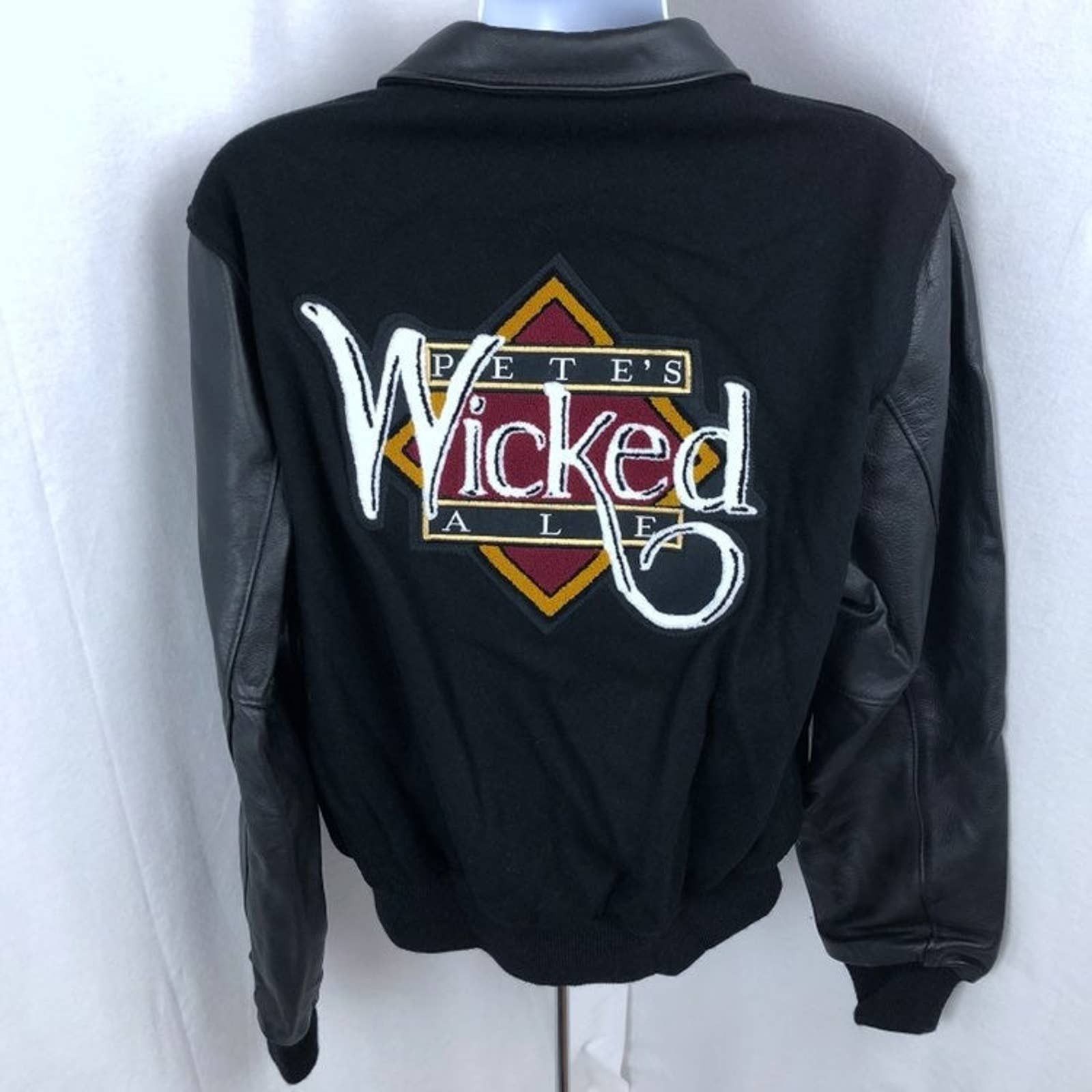 Bomber Jacket × Streetwear × Vintage Vintage 80s Pete's Wicked Ale ...
