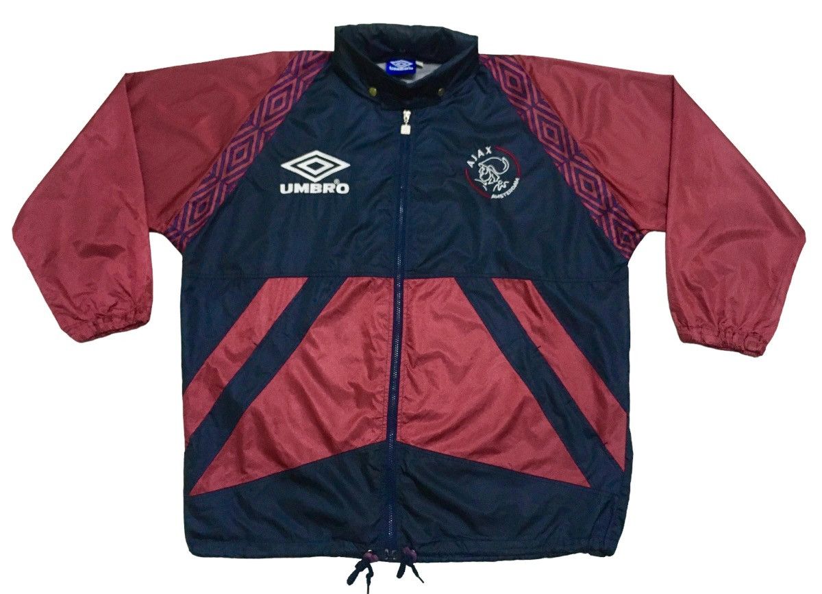 Vintage Rare Design Vintage Umbro Club Ajax Football Jacket 1990s | Grailed