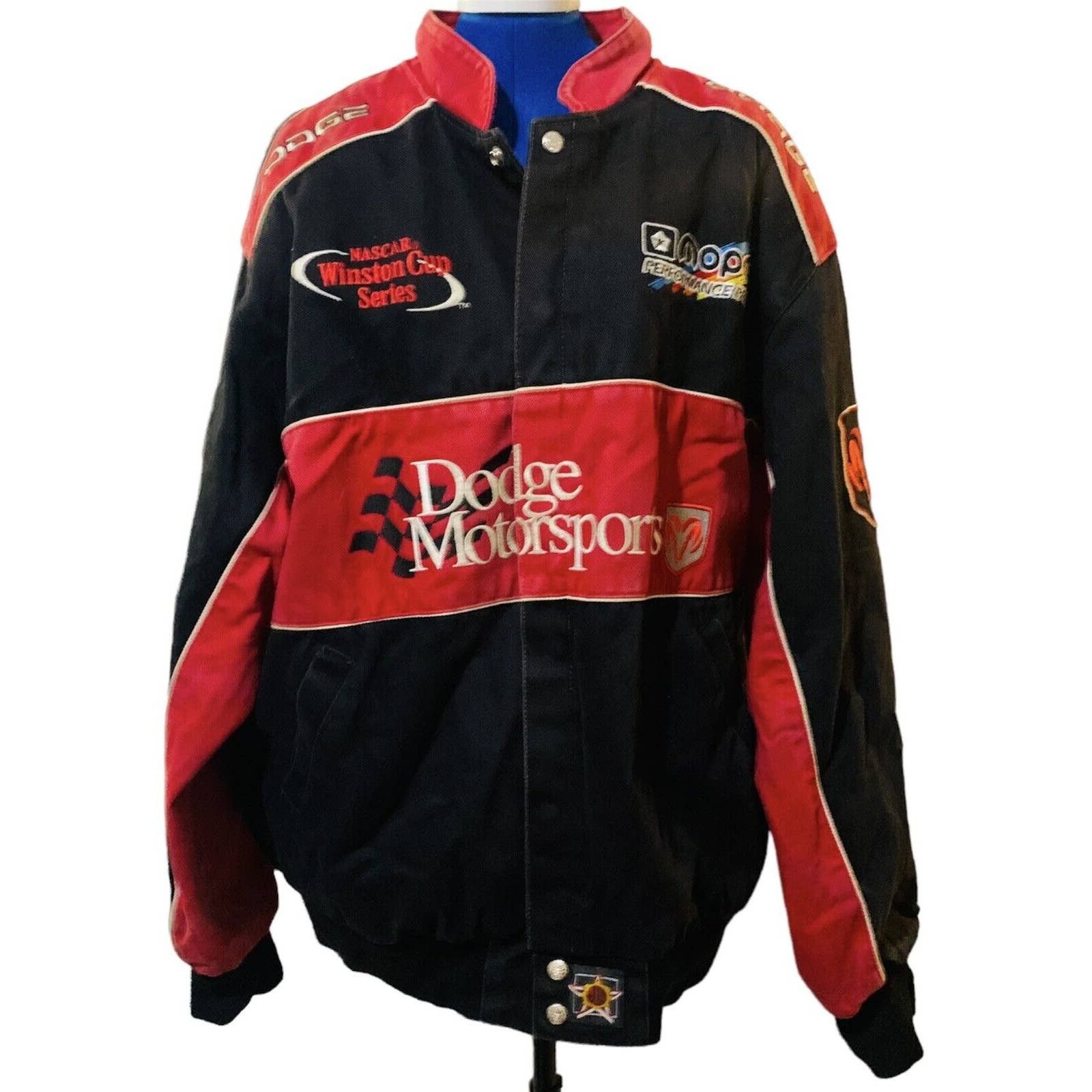 NASCAR Dodge Nascar Motorsport Winston Cup Racing Jacket Men’s XL | Grailed