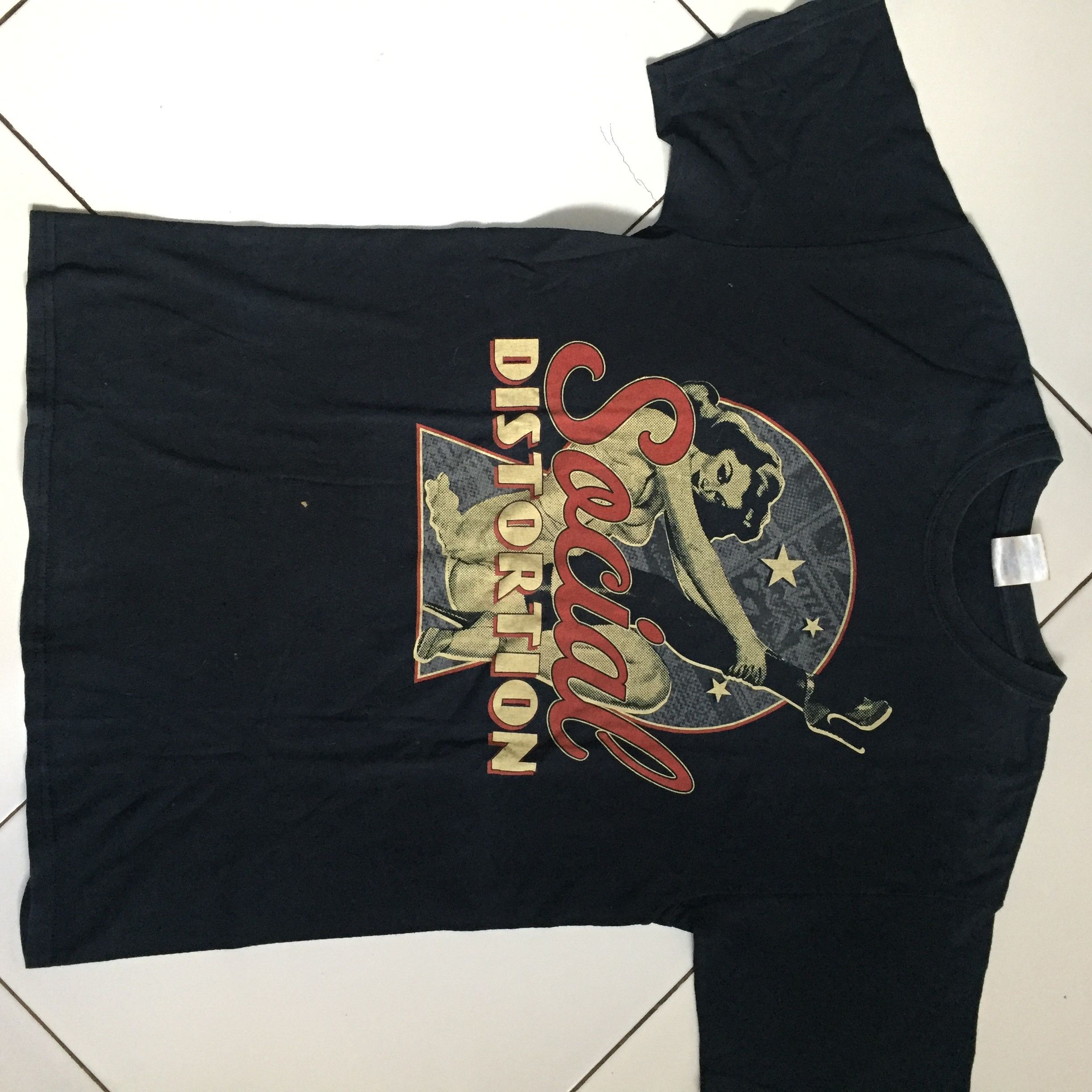 Vintage Vintage Social Distortion Pin Up Girl T-Shirt | Grailed